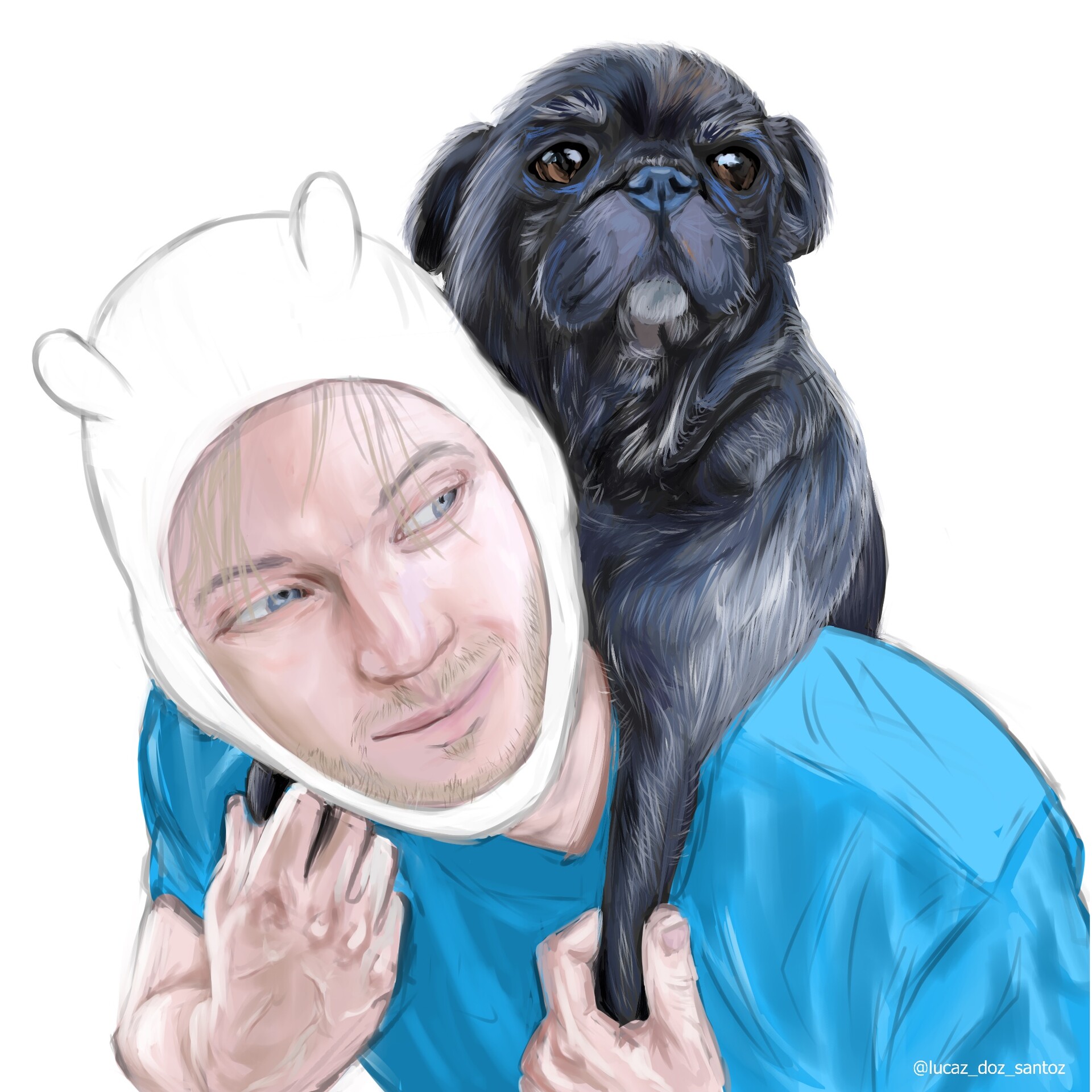 ArtStation - Edgar The Dog and Felix The Human