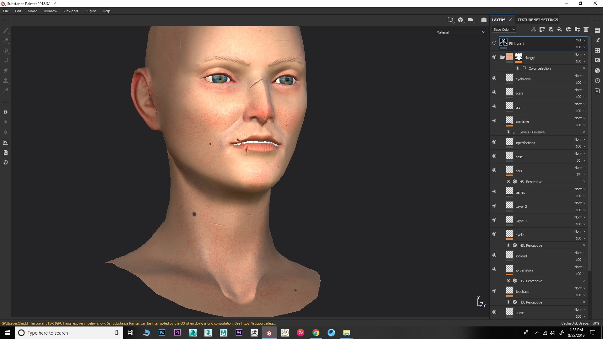 ArtStation - skin texture for games