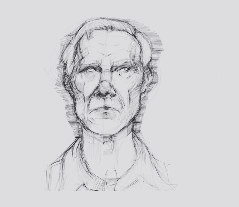 ArtStation - old face