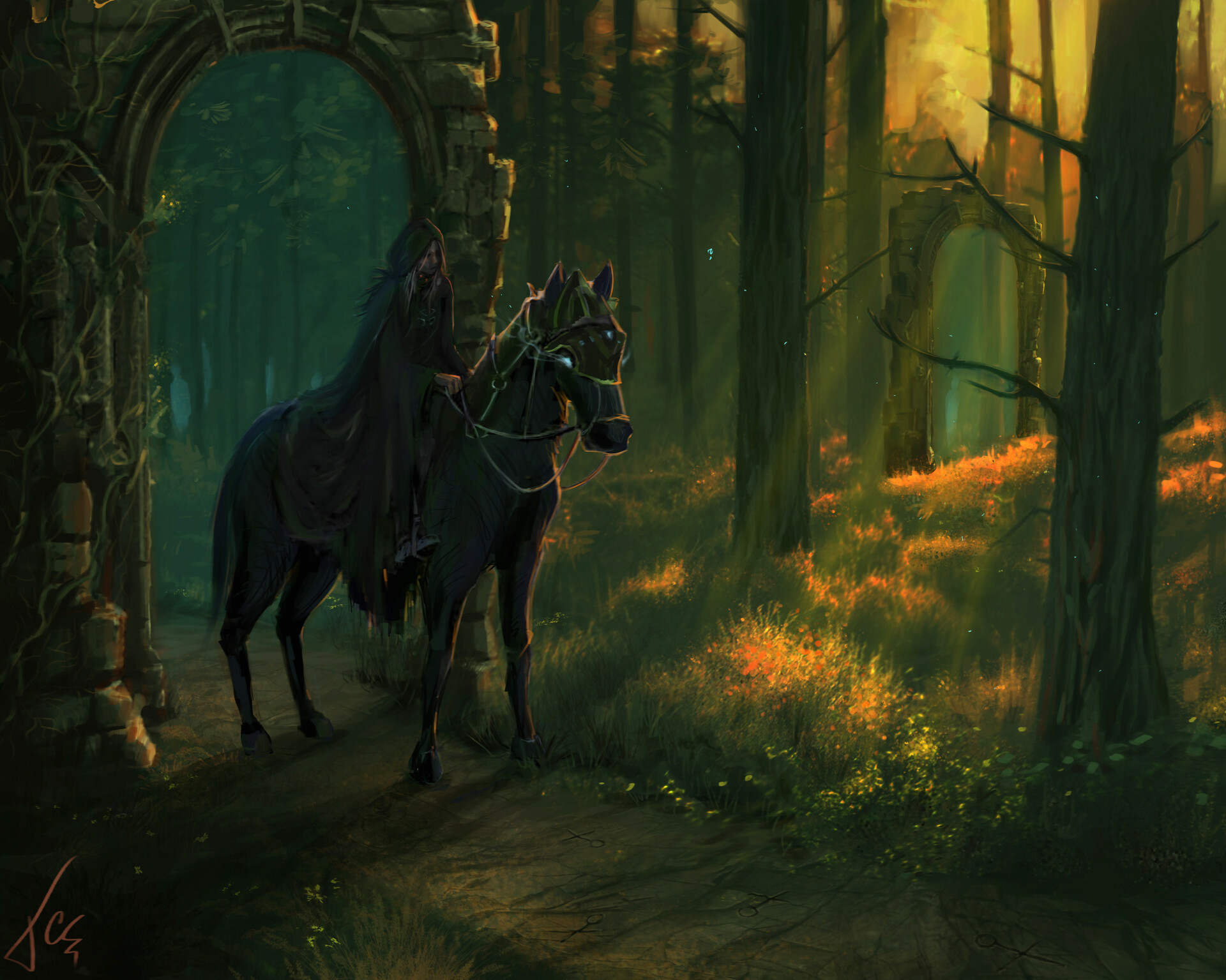 ArtStation - Forest of Forgotten Spirits