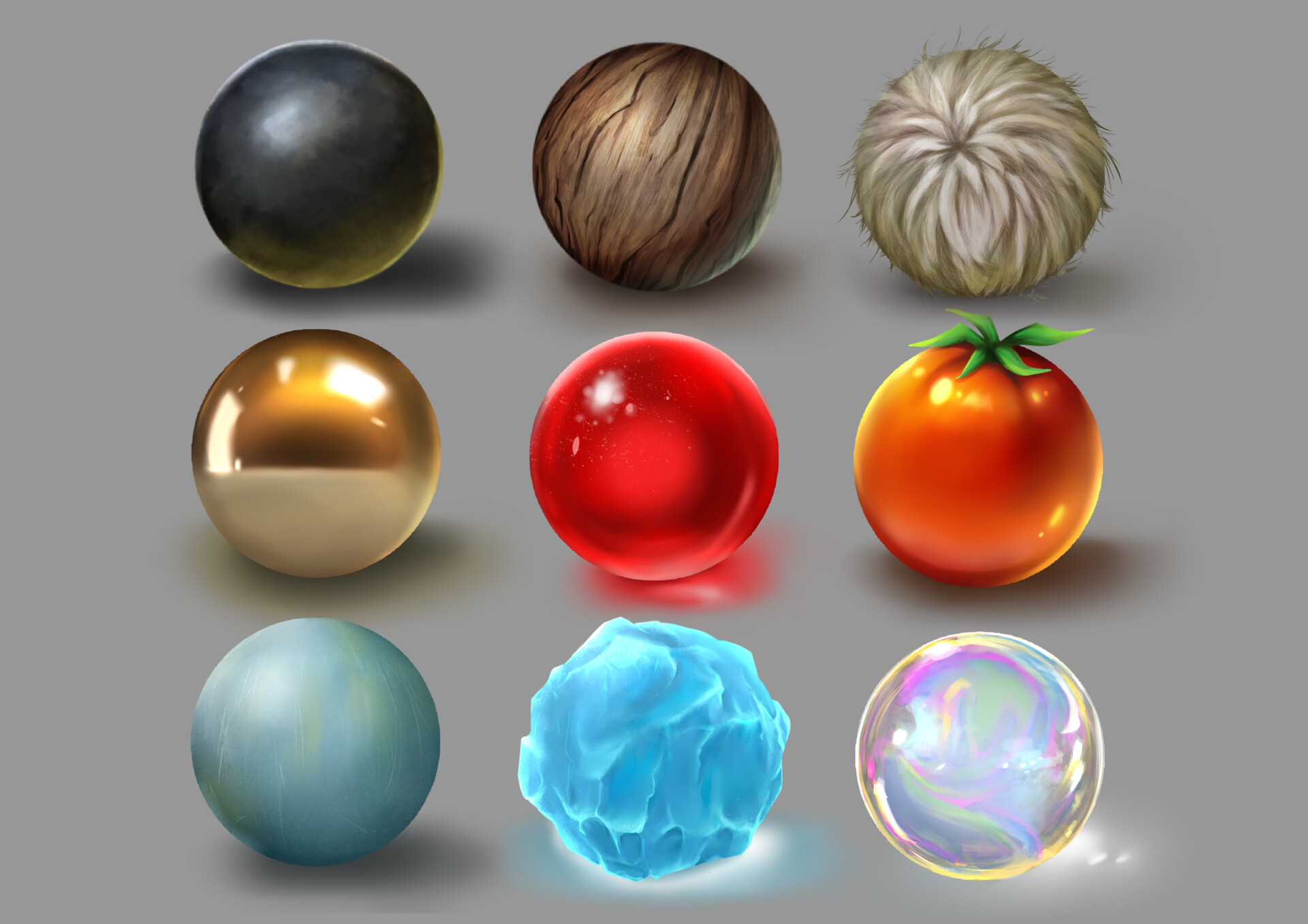 ArtStation - Material painting