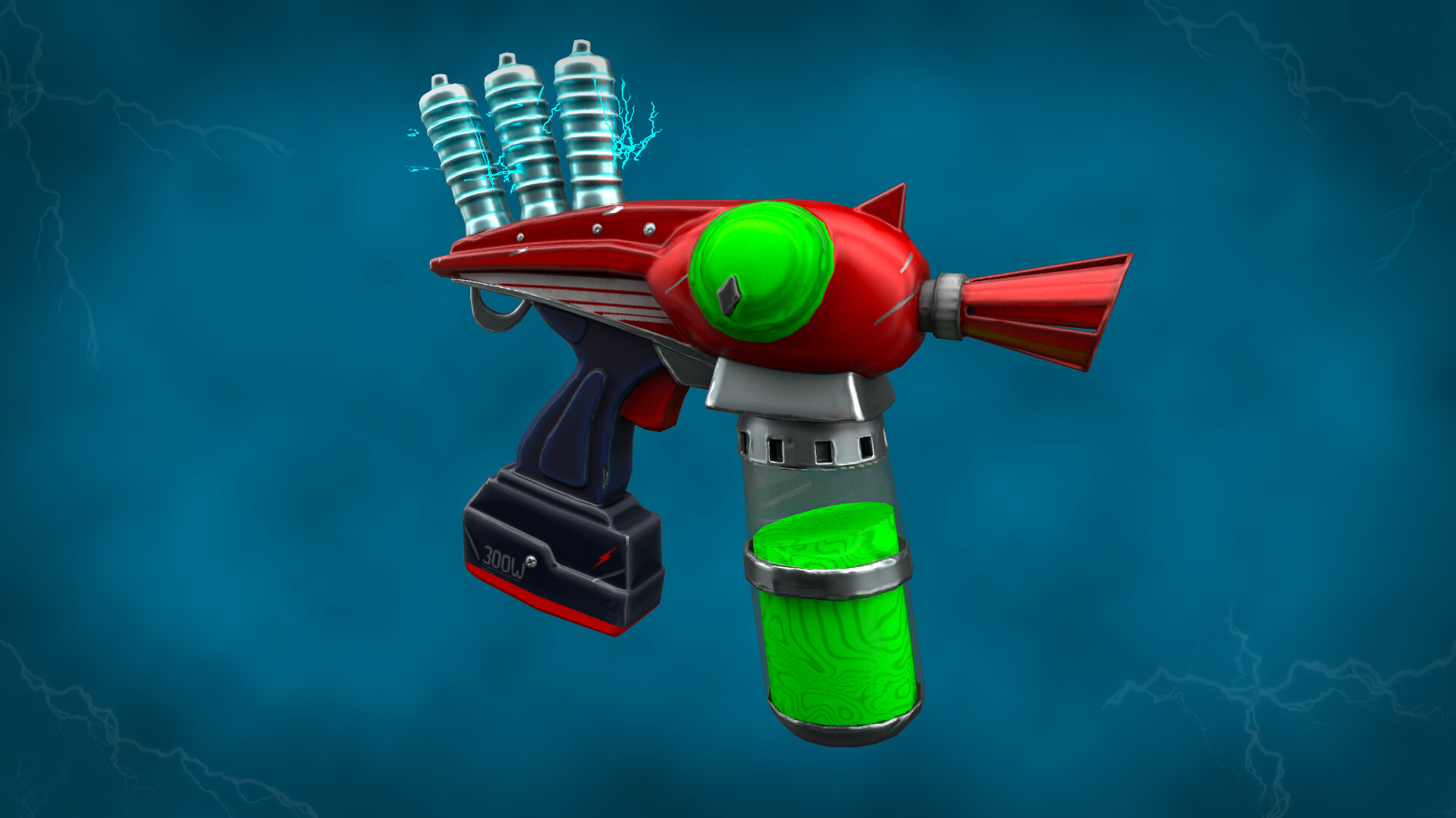 ArtStation - Stylized Alien Pistol