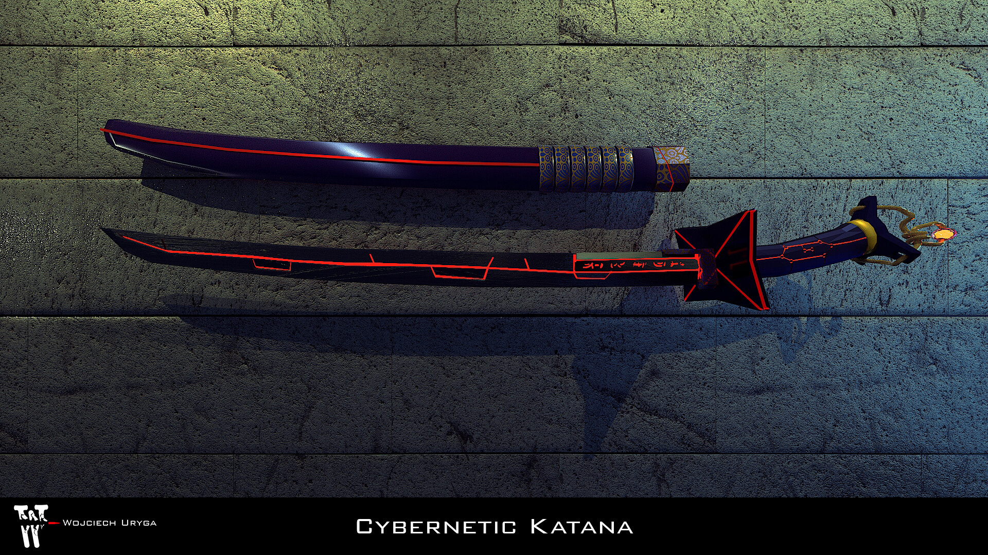 ArtStation - Cybernetic Katana