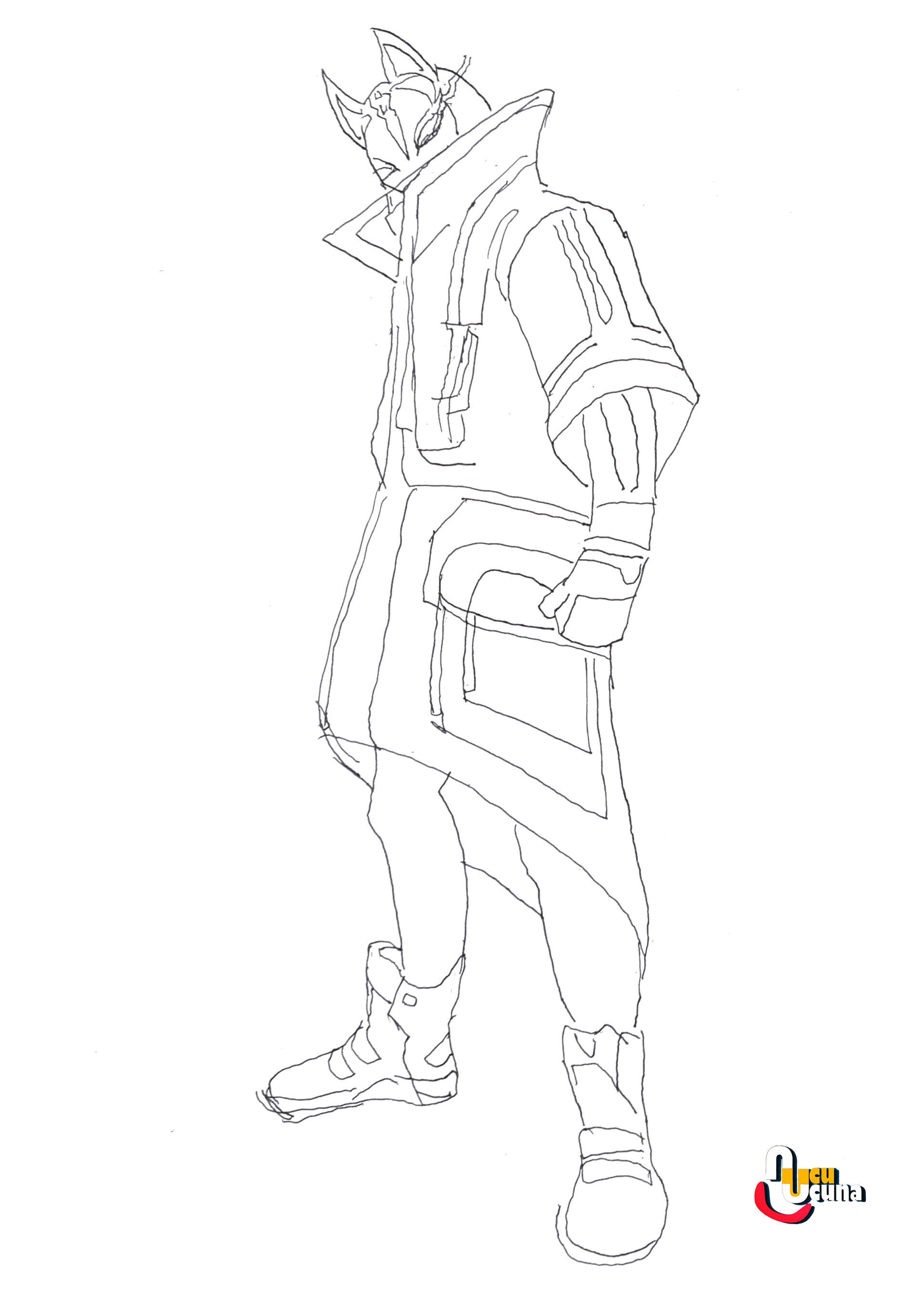 how to draw fortnite drift max