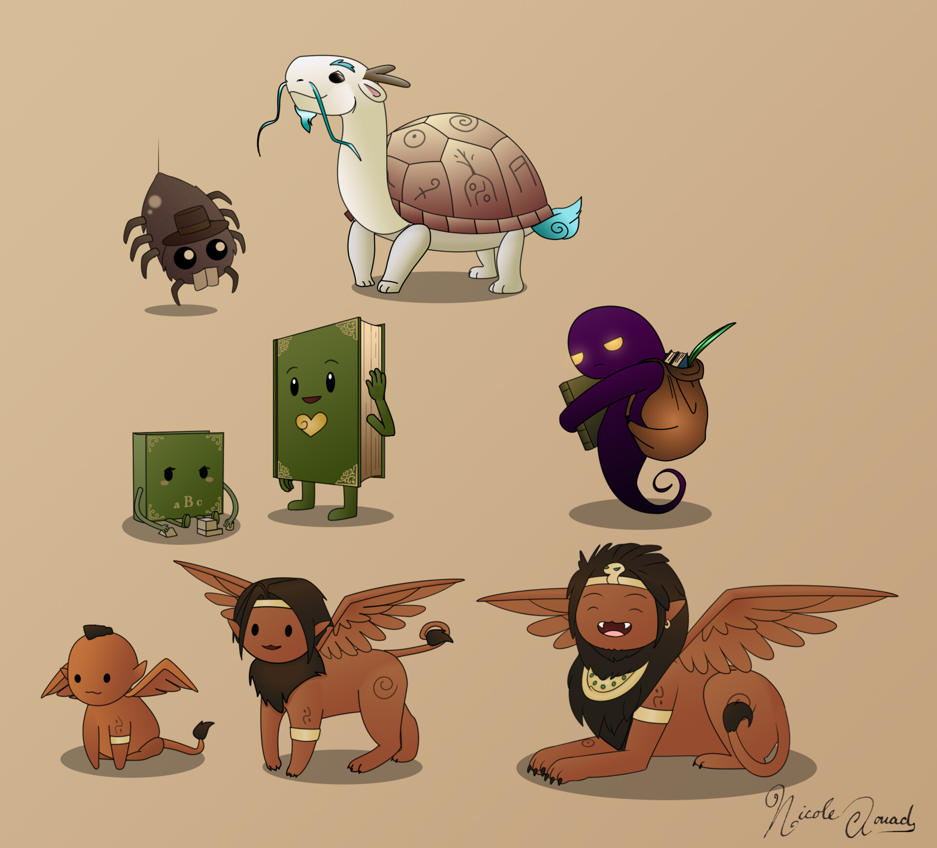 ArtStation - Library Creatures 2