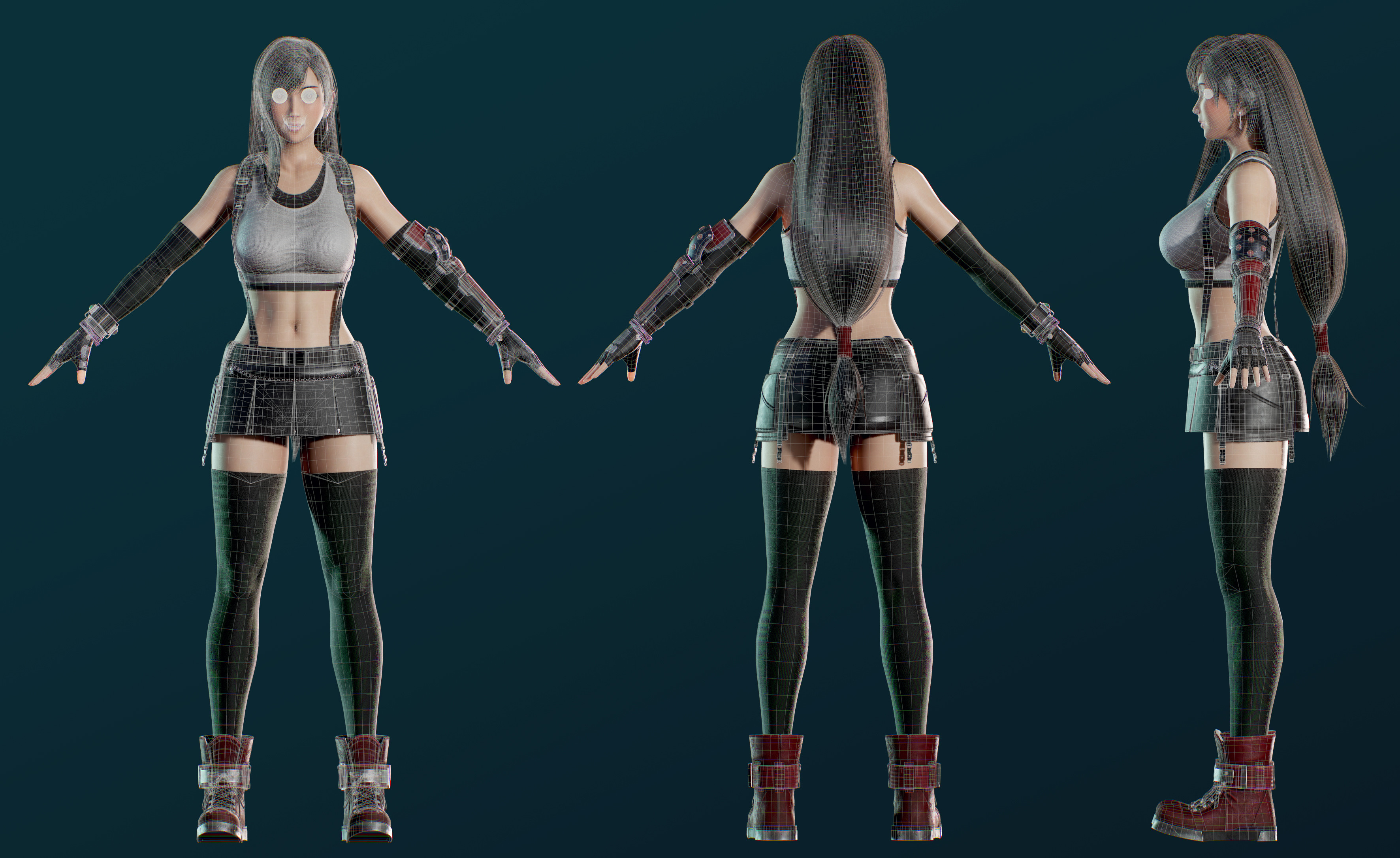 Ryan Reos - Tifa Lockhart (FFVII Remake) - Fan art