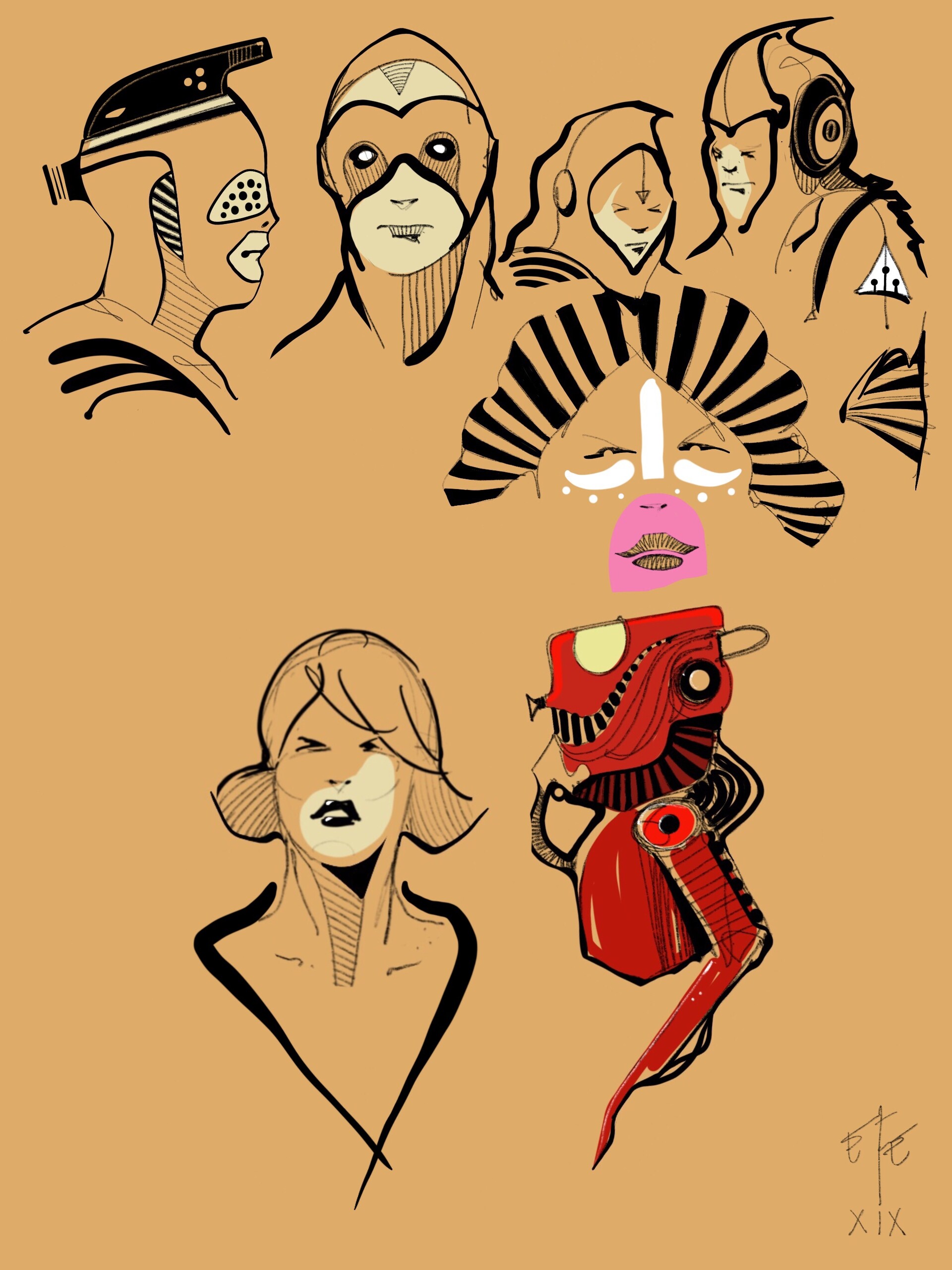 ArtStation - sketch study 5e