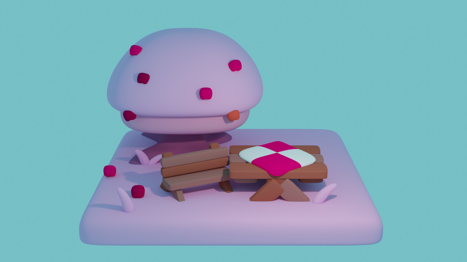 Joseph Ruotolo - Soft Pink Picnic