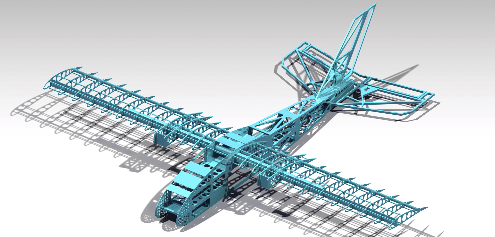 ArtStation - 3D Model of UAV Skeleton