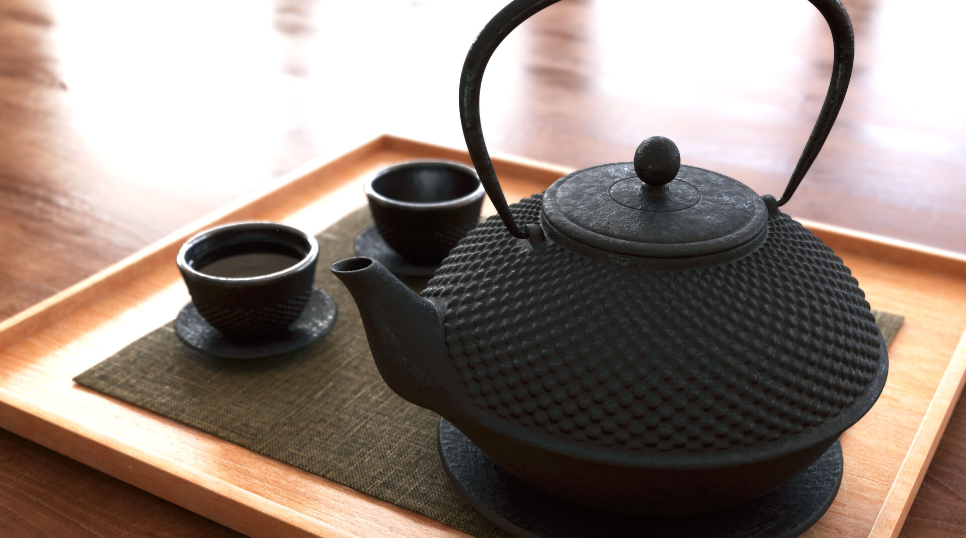 ArtStation - Japanese Iron Cast Teapot