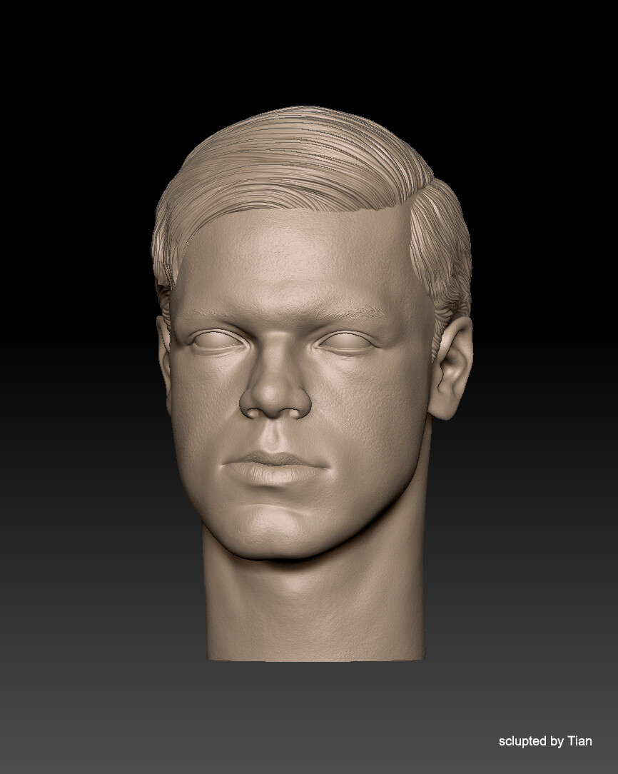 ArtStation - Cameron Monaghan sculpted by Tian