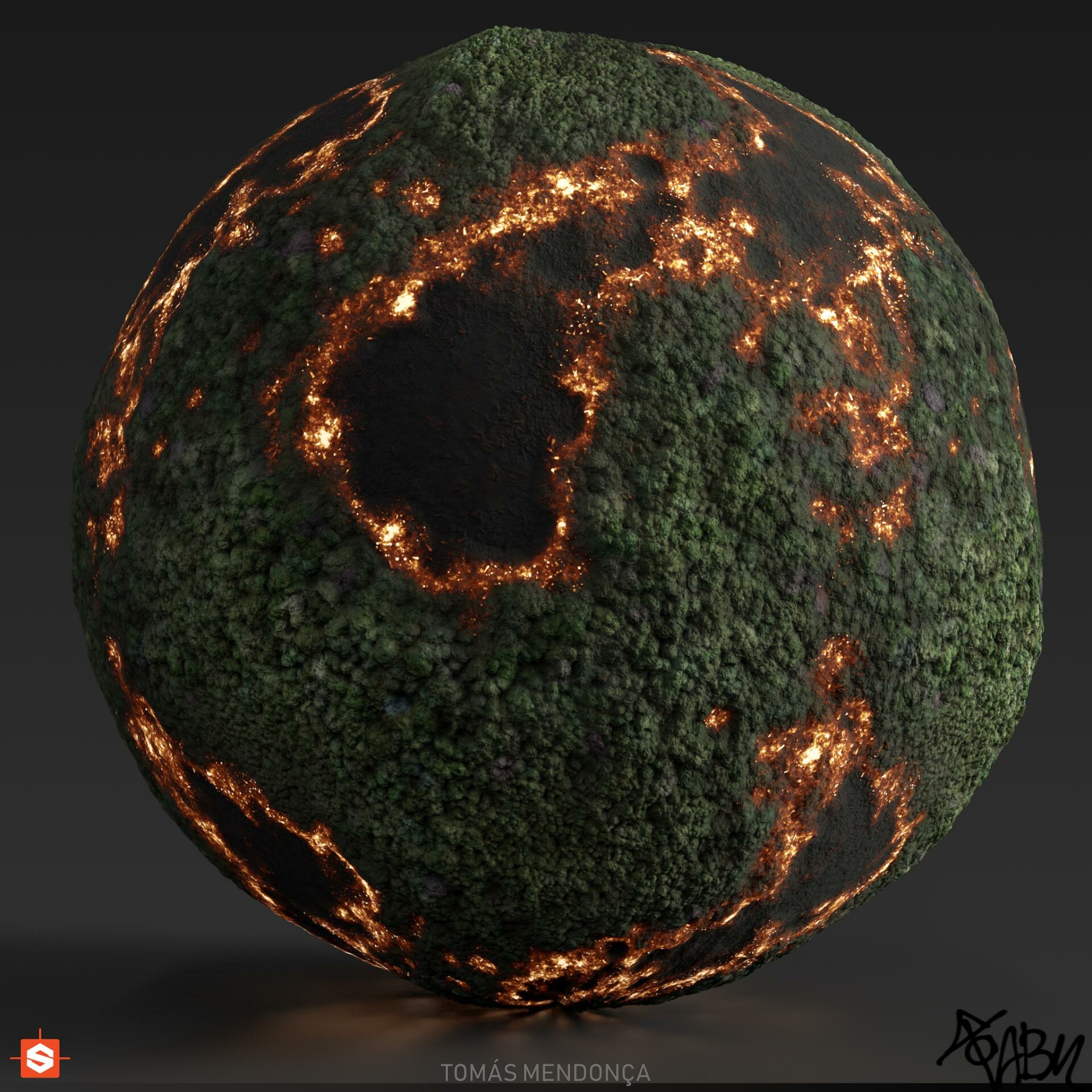 ArtStation - Rainforest Fire Material
