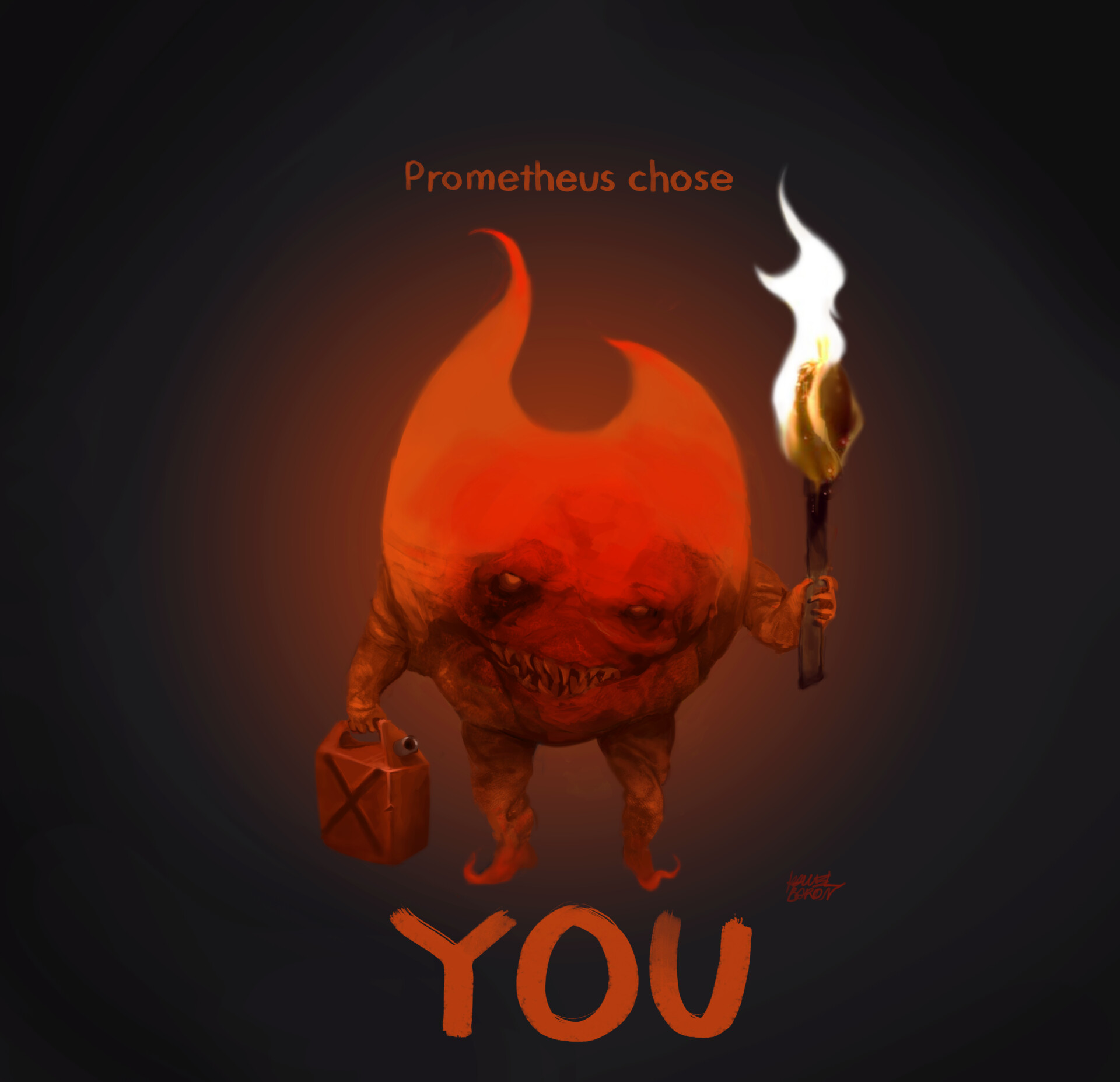 ArtStation - Prometheus fire