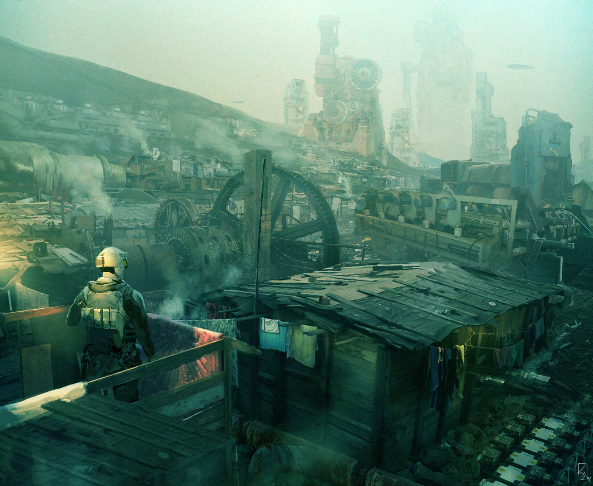 ArtStation - Steamy Slum