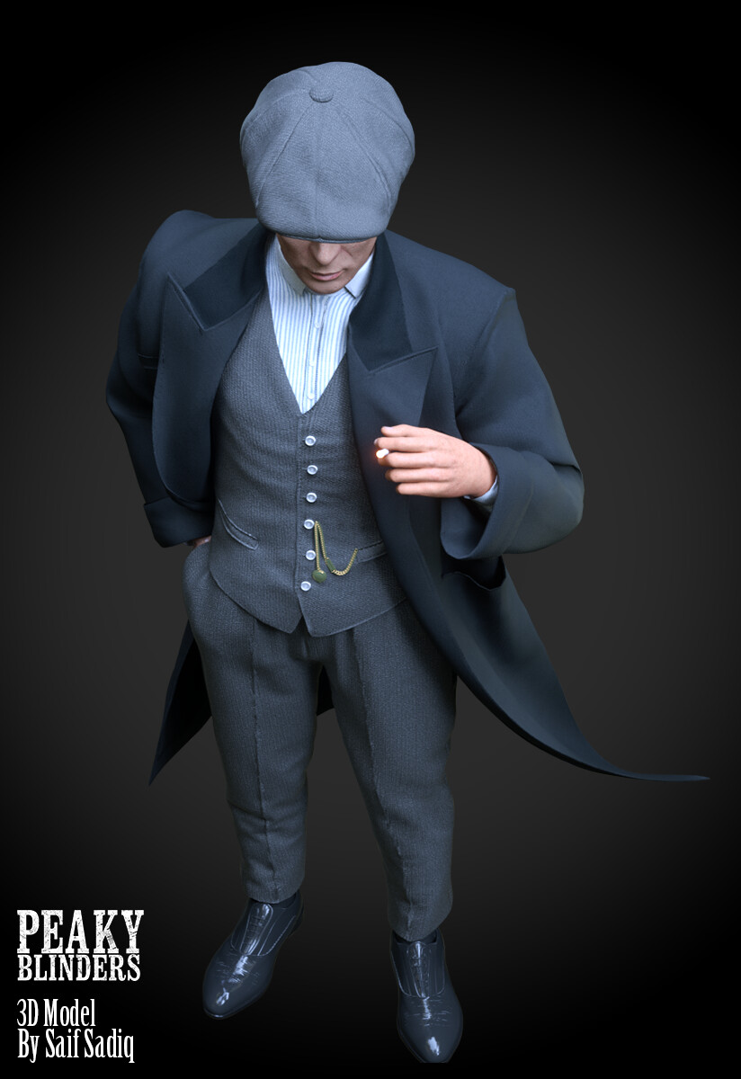 Saif Sadiq - thomas shelby 3d model
