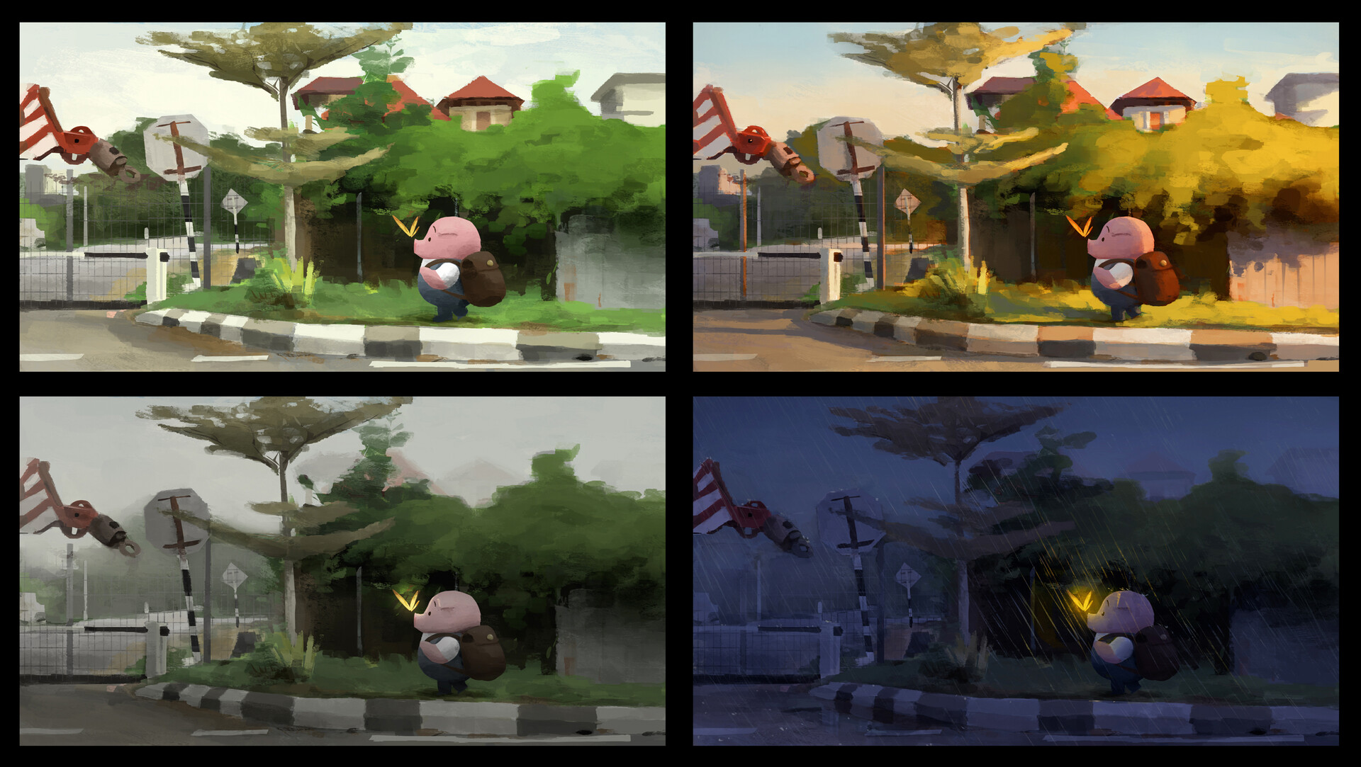 ArtStation - Mood practice