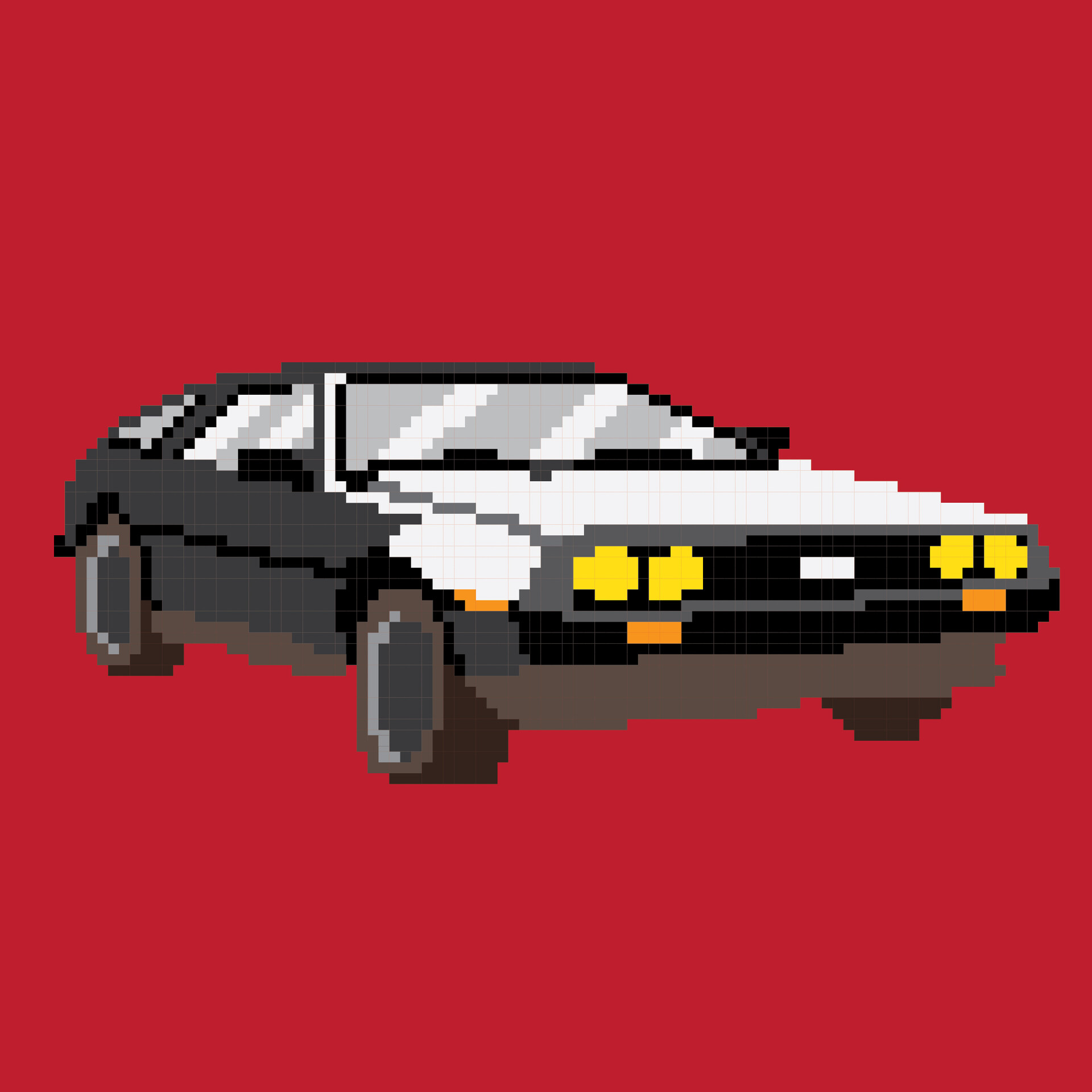 ArtStation - Delorean DMC 8bit