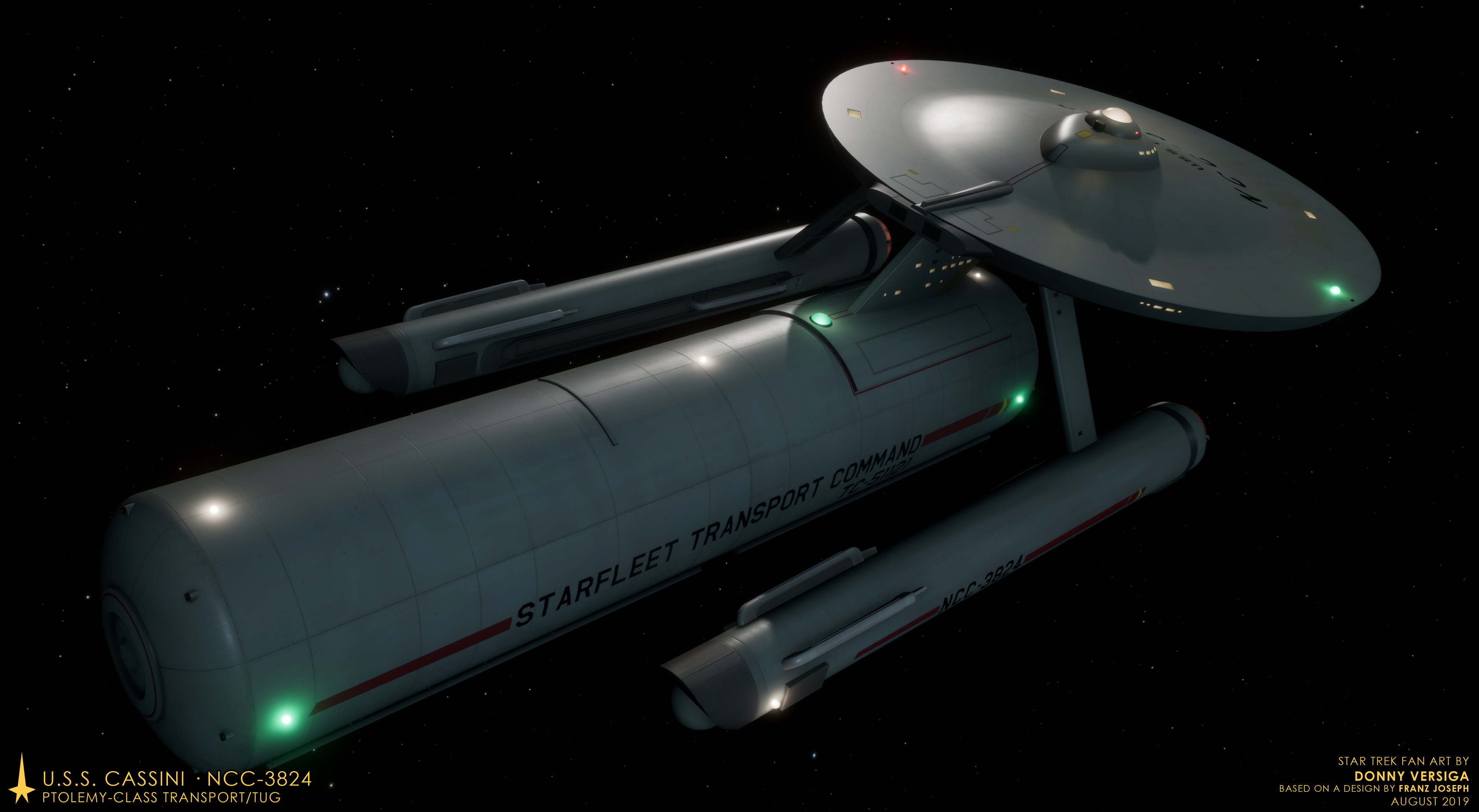 Donny Versiga - U.S.S. Cassini NCC-3824 - Ptolemy-Class Transport/Tug
