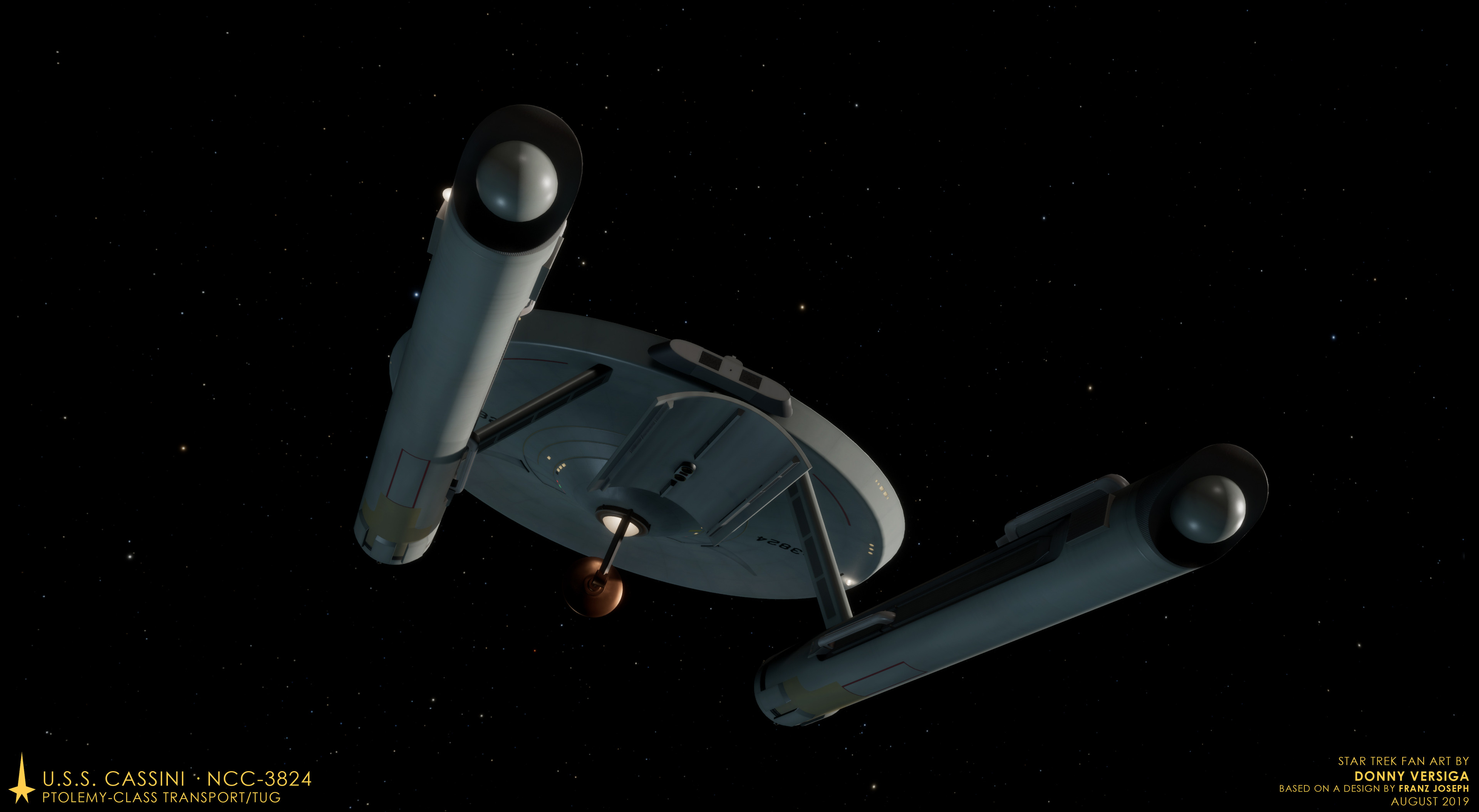 Donny Versiga - U.S.S. Cassini NCC-3824 - Ptolemy-Class Transport/Tug