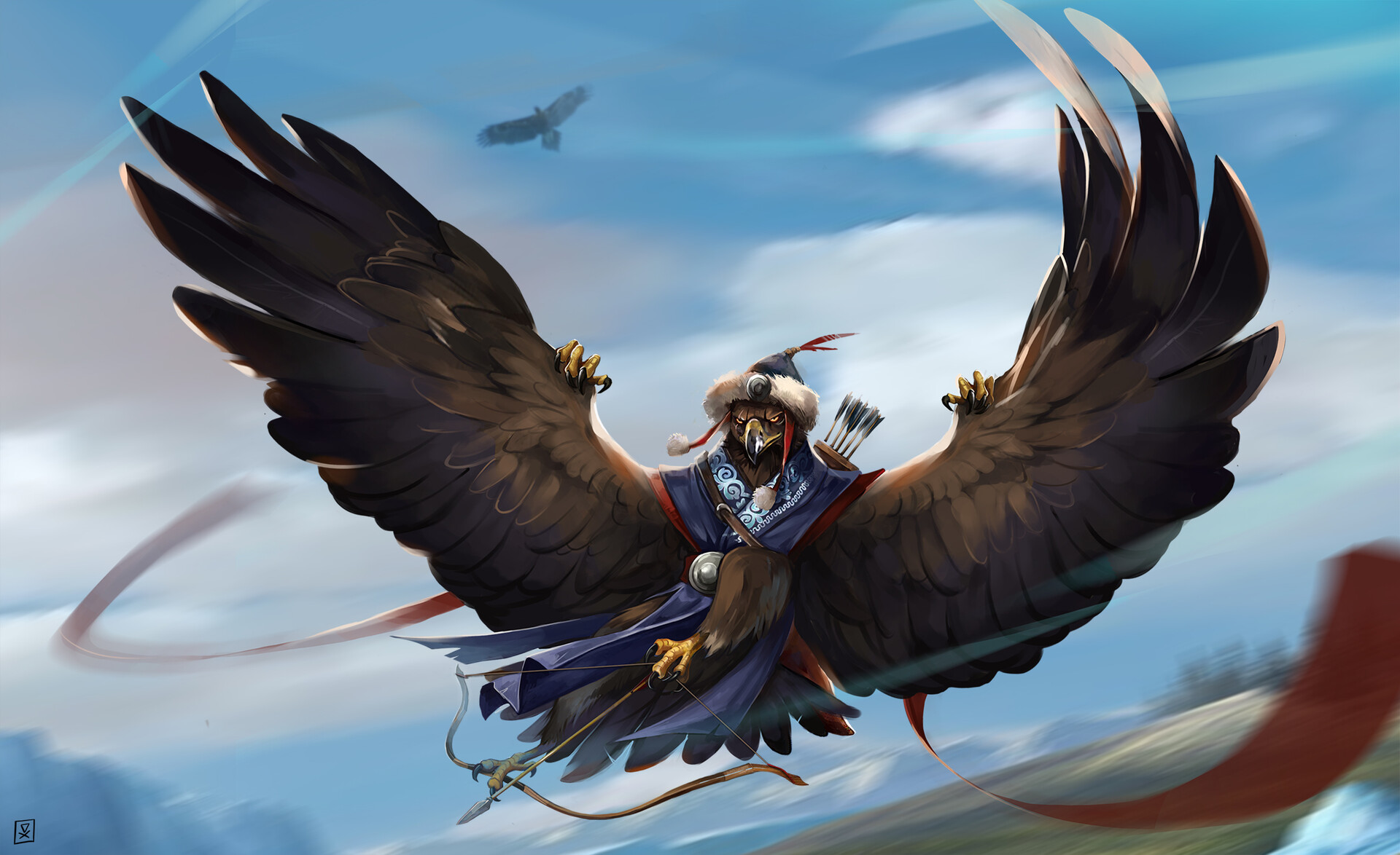 ArtStation - Mongolian Eagle Hunter