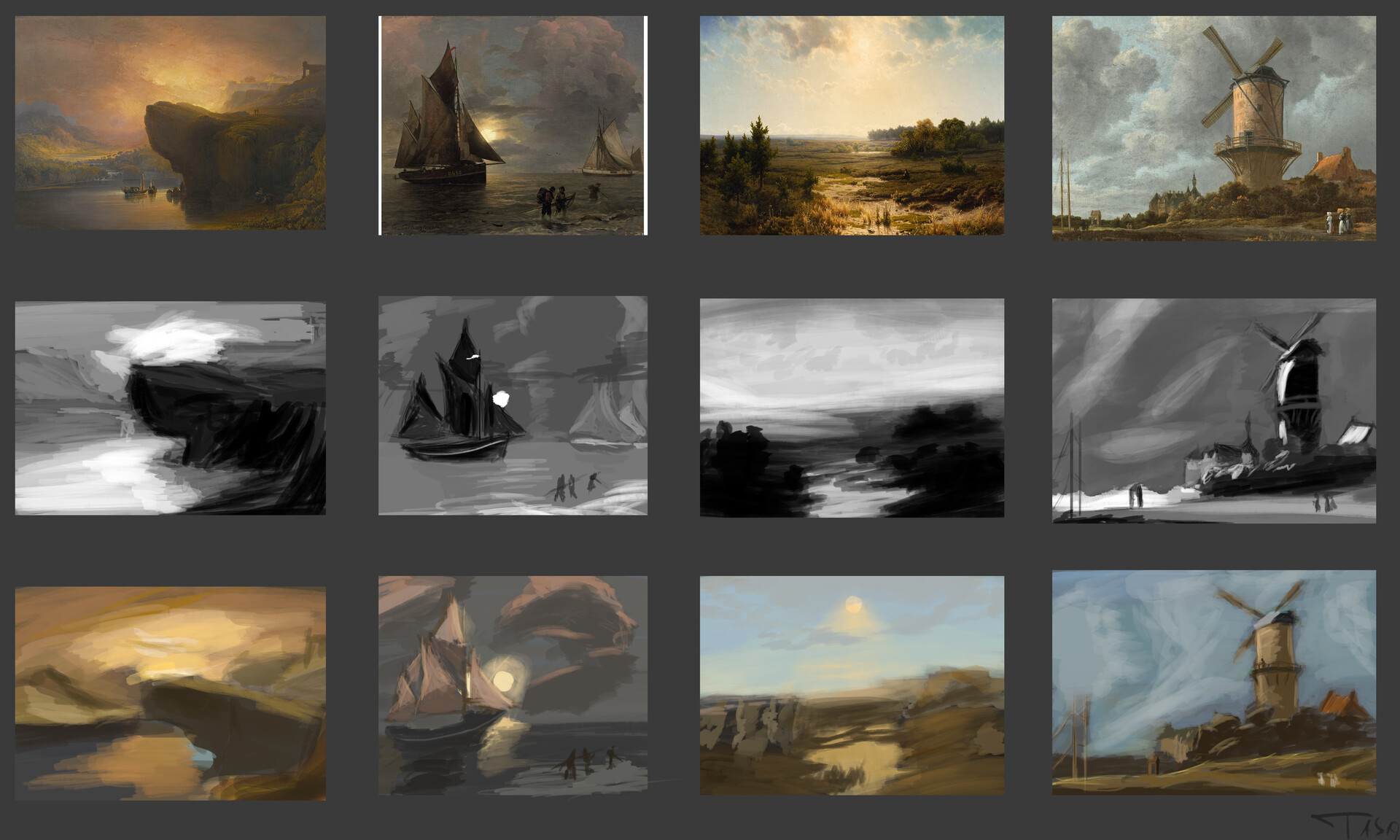 ArtStation - master studies