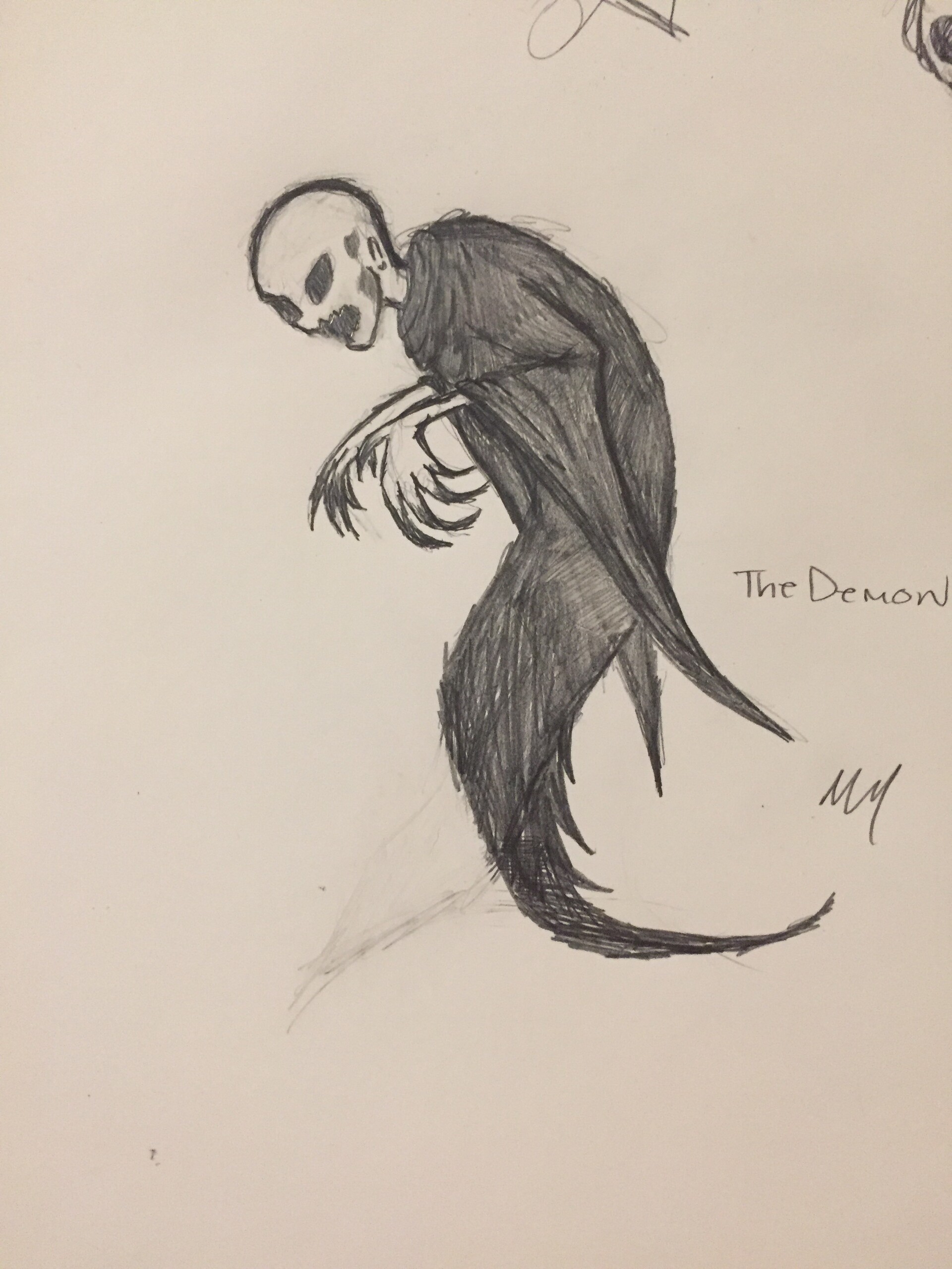 how to draw demons and monsters easy