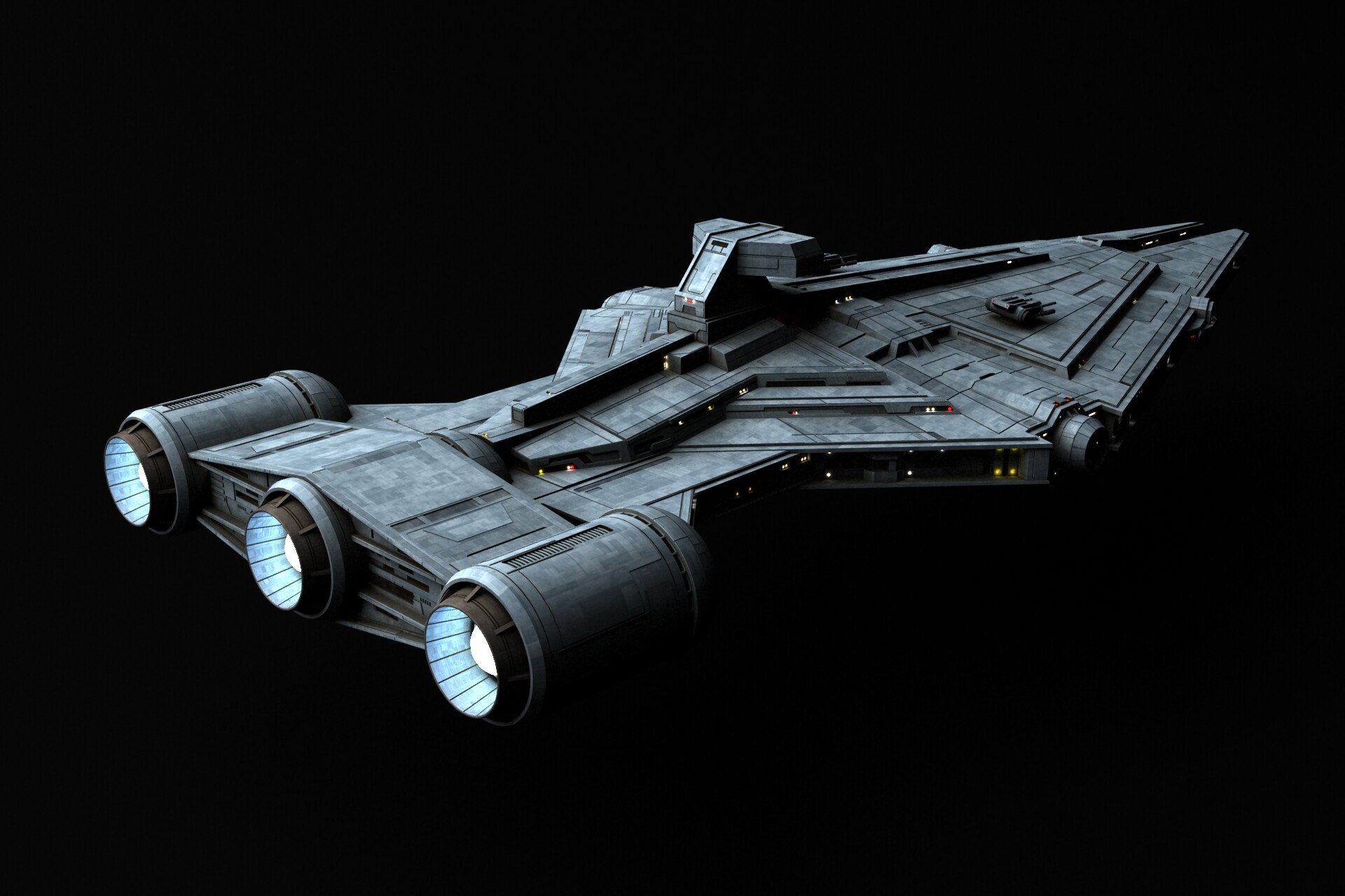 Alexander Ivanov - Galactic Empire Arquitens-class Light Cruiser