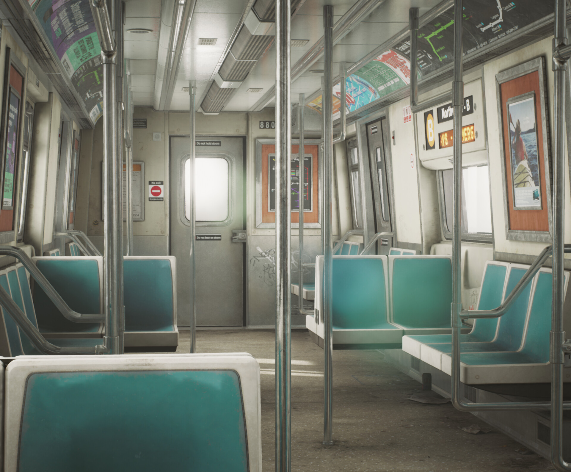 ArtStation - Subway Train Relighting