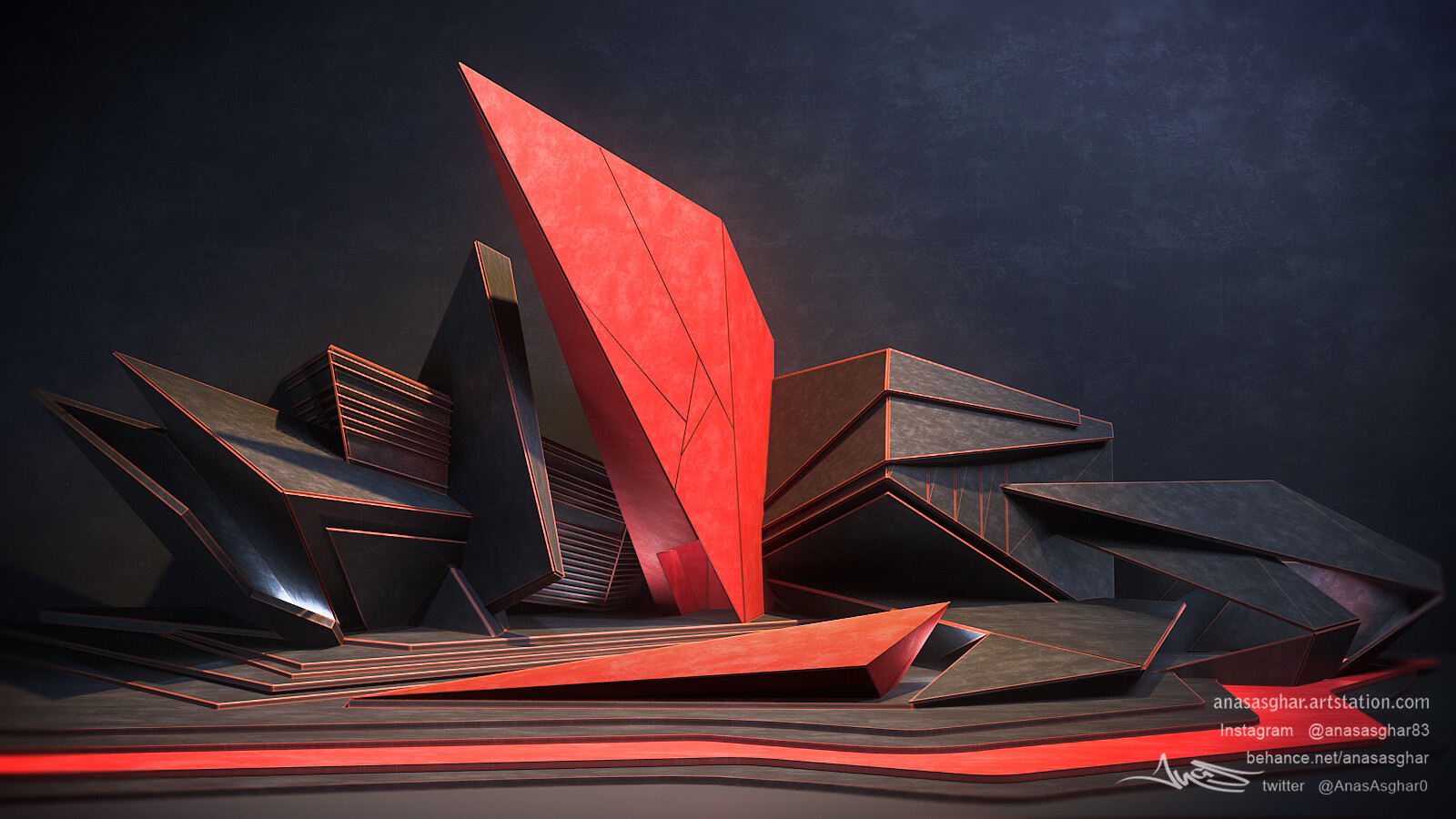 ArtStation - A83-maquette