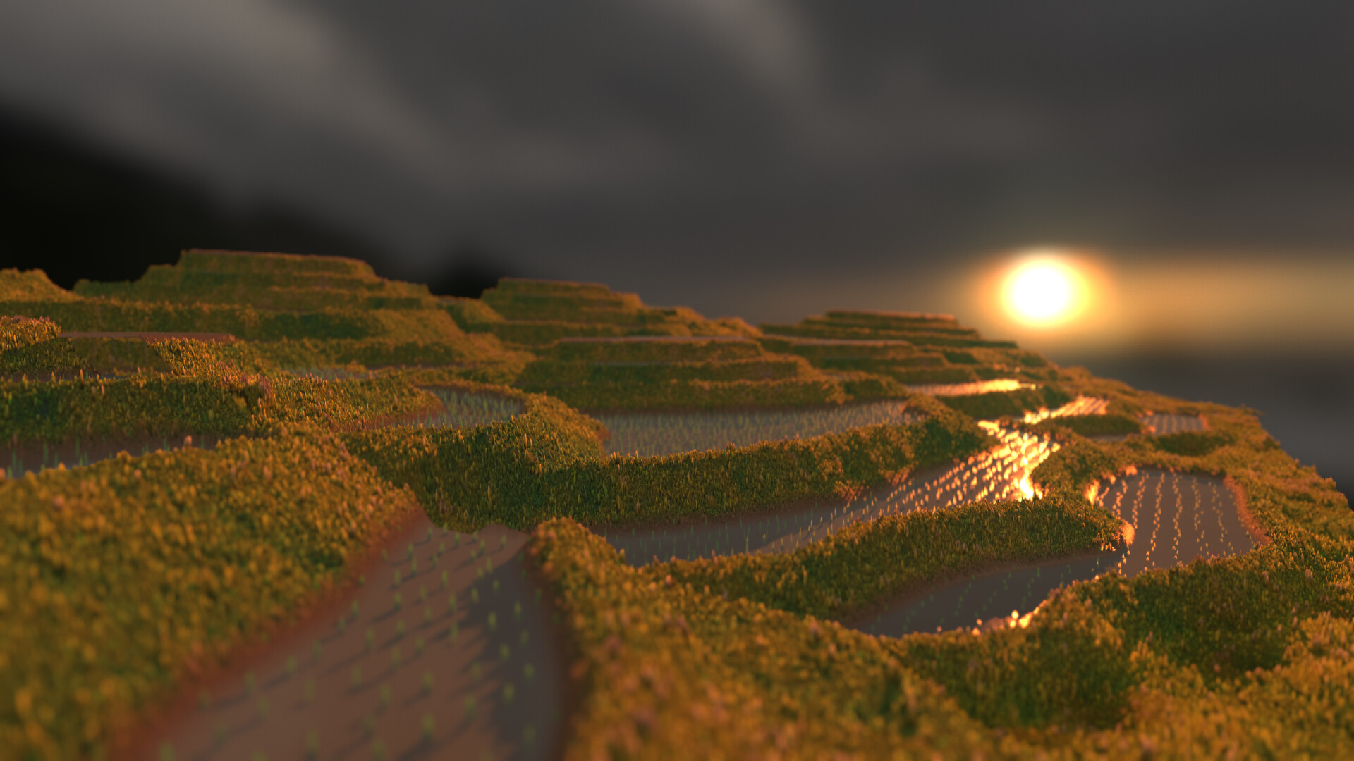 ArtStation - Rice terraces Material
