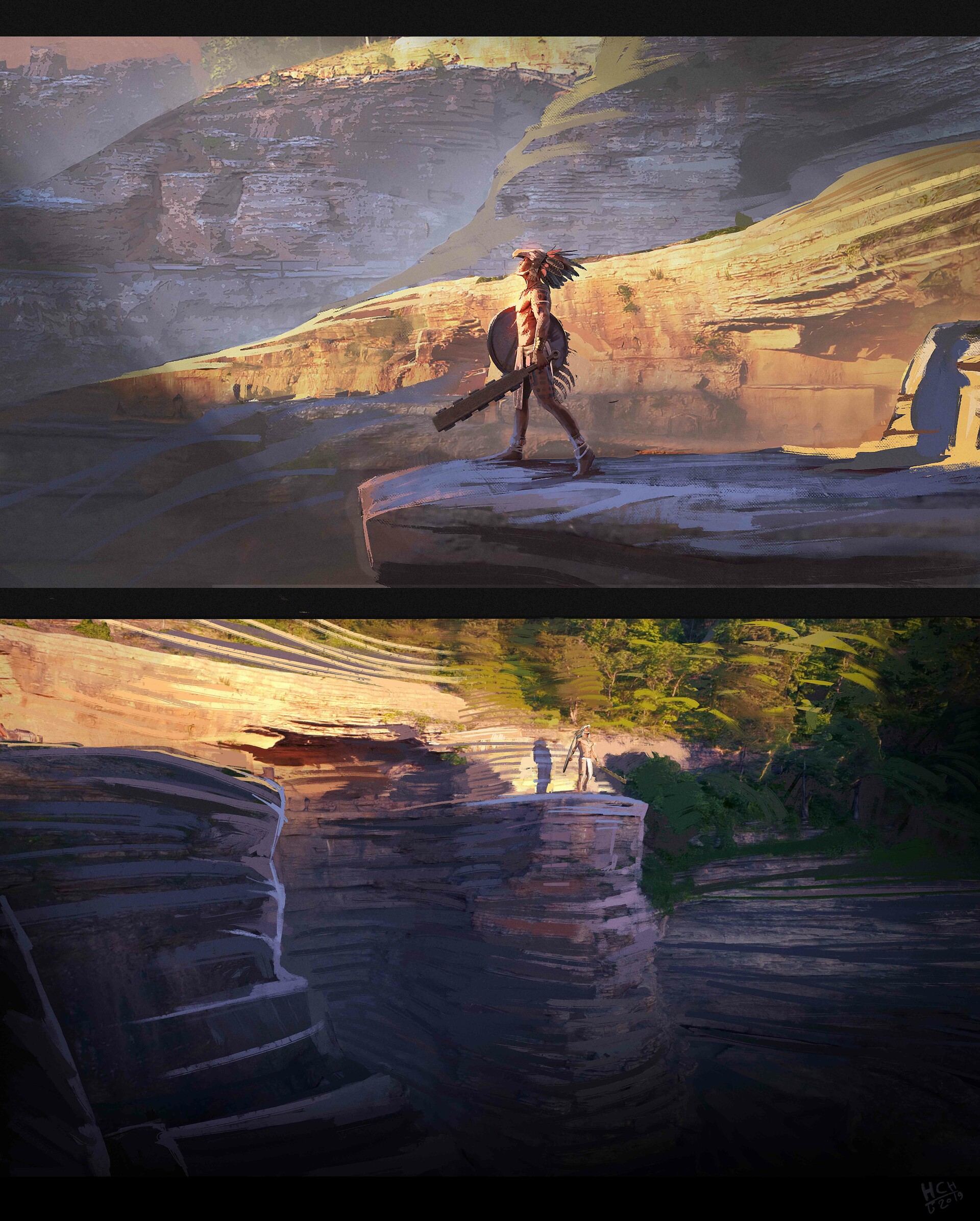 ArtStation - light vs shadow