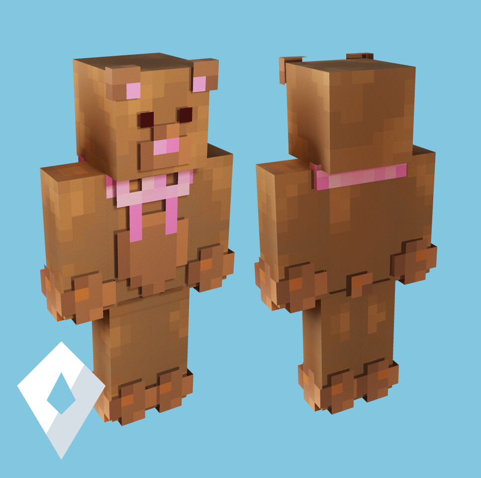 Minecraft Teddy Bear Skin