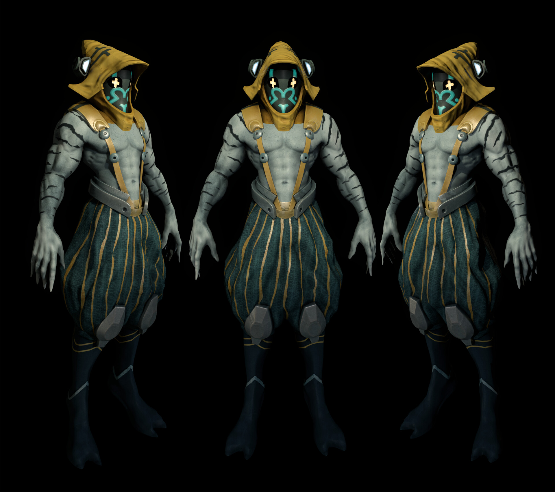 ArtStation - Blue monster