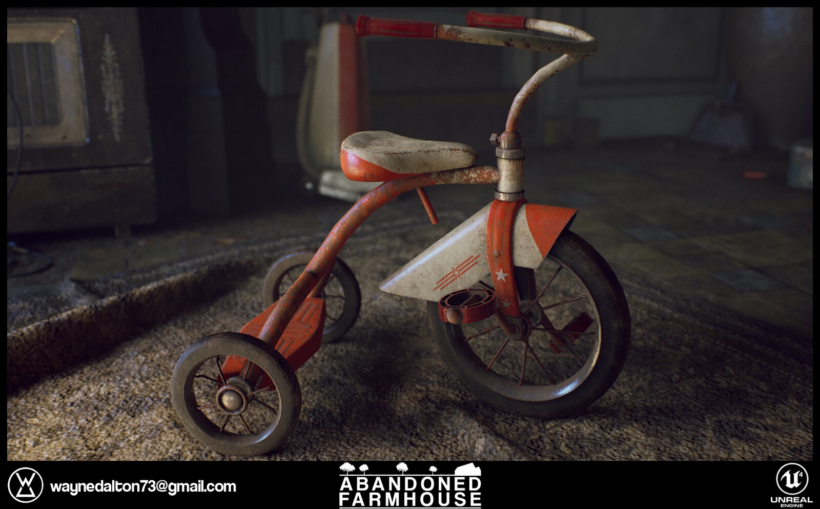 Wayne Dalton 🎮 - Vintage Tricycle - game asset