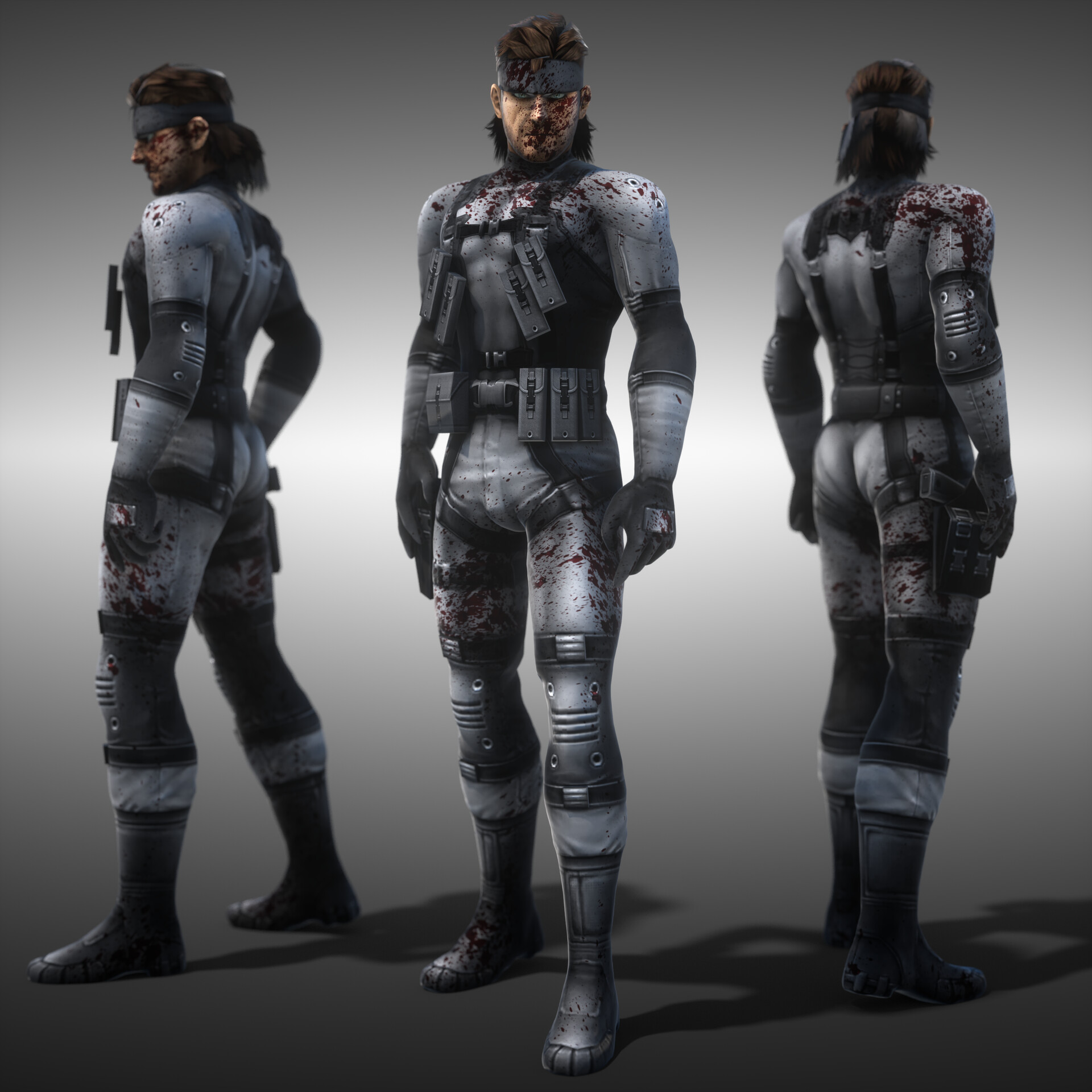 ArtStation - Solid Snake