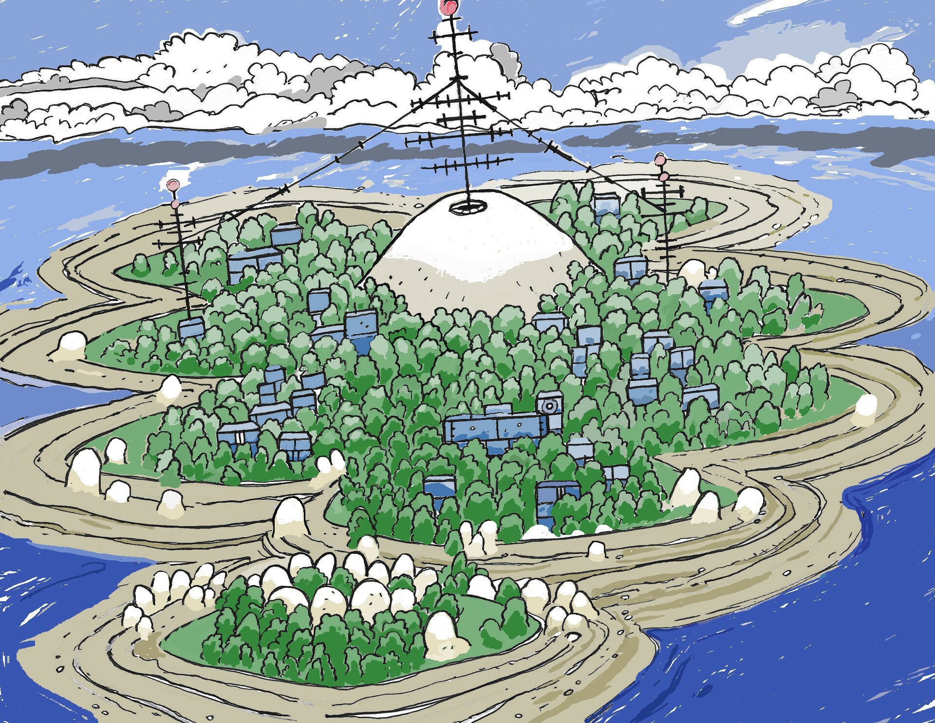 ArtStation - The island