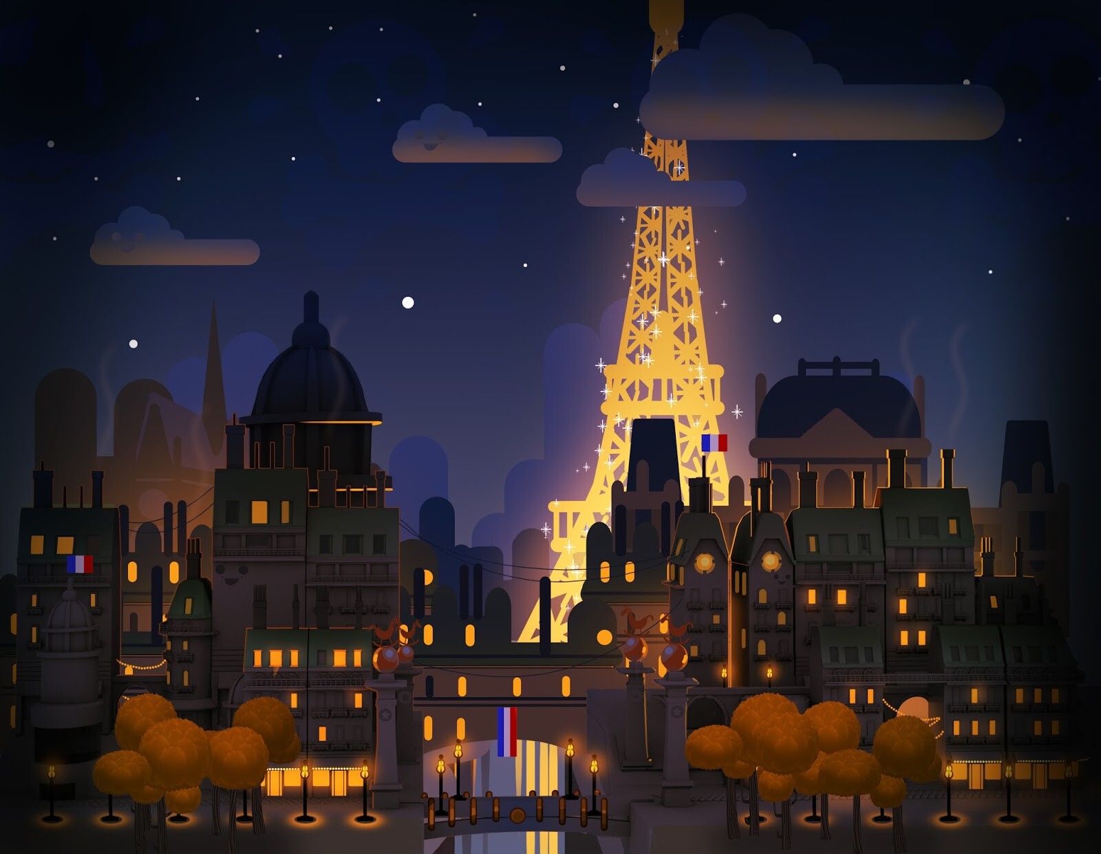 ArtStation - Le Vamp backgrounds and characters