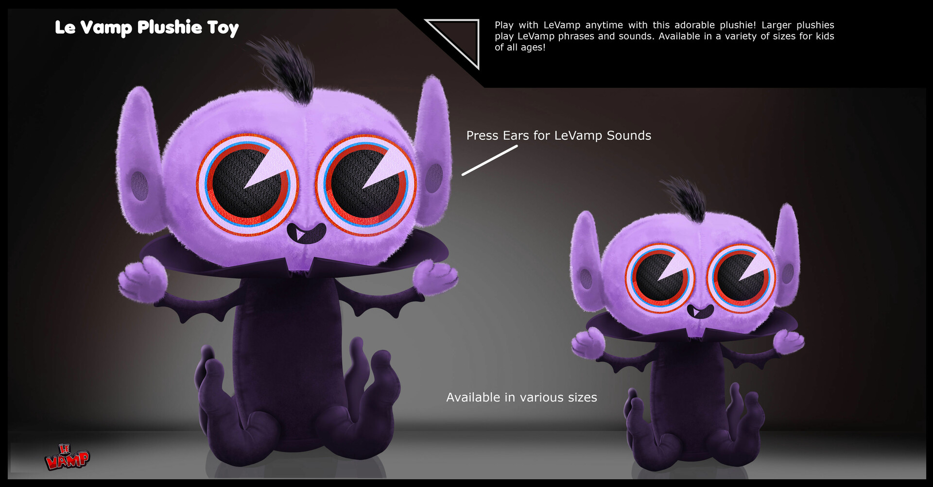 Andrew Johnson - Le Vamp backgrounds and characters