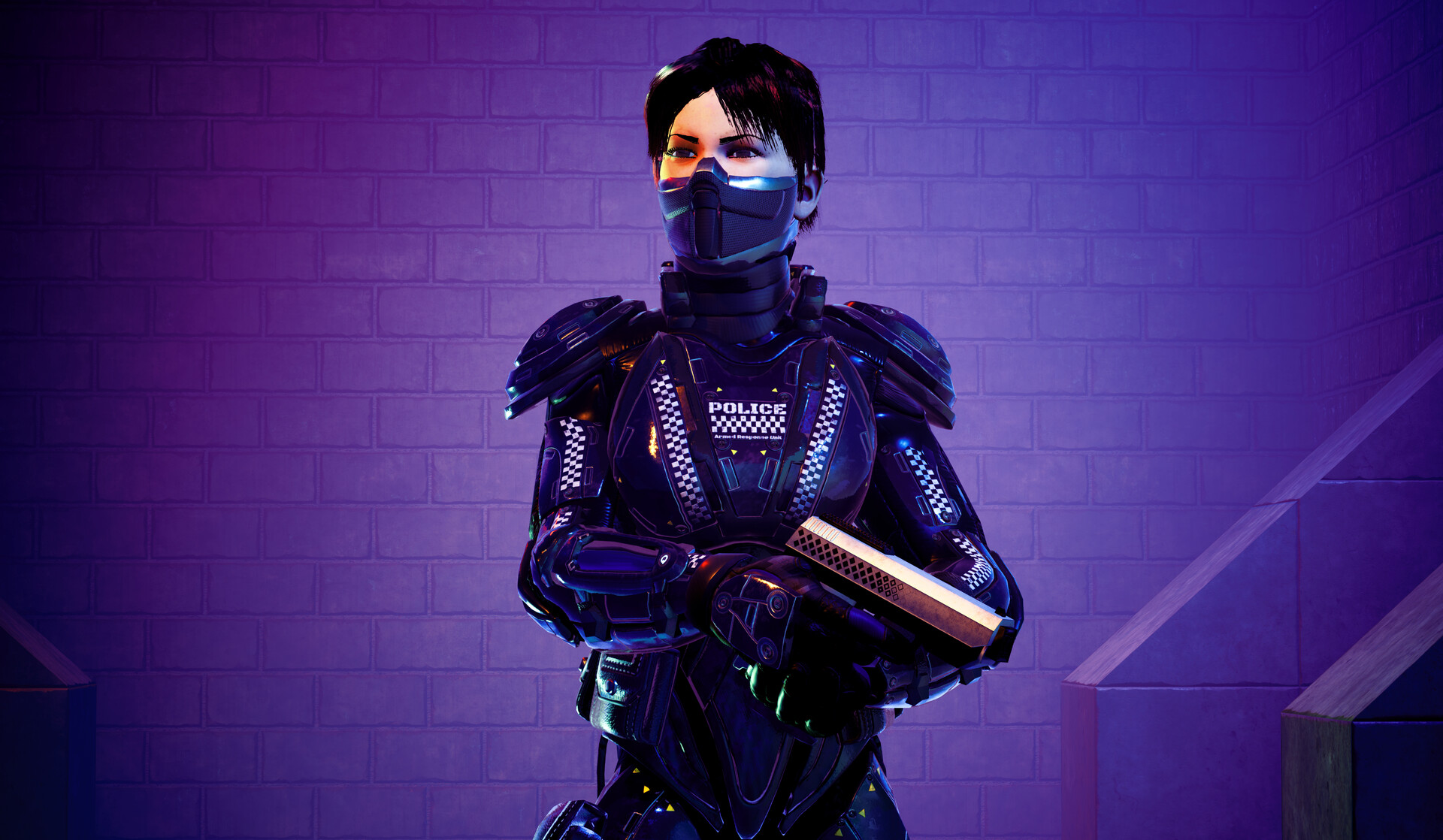ArtStation - Female Cyberpunk Armour (UE4)