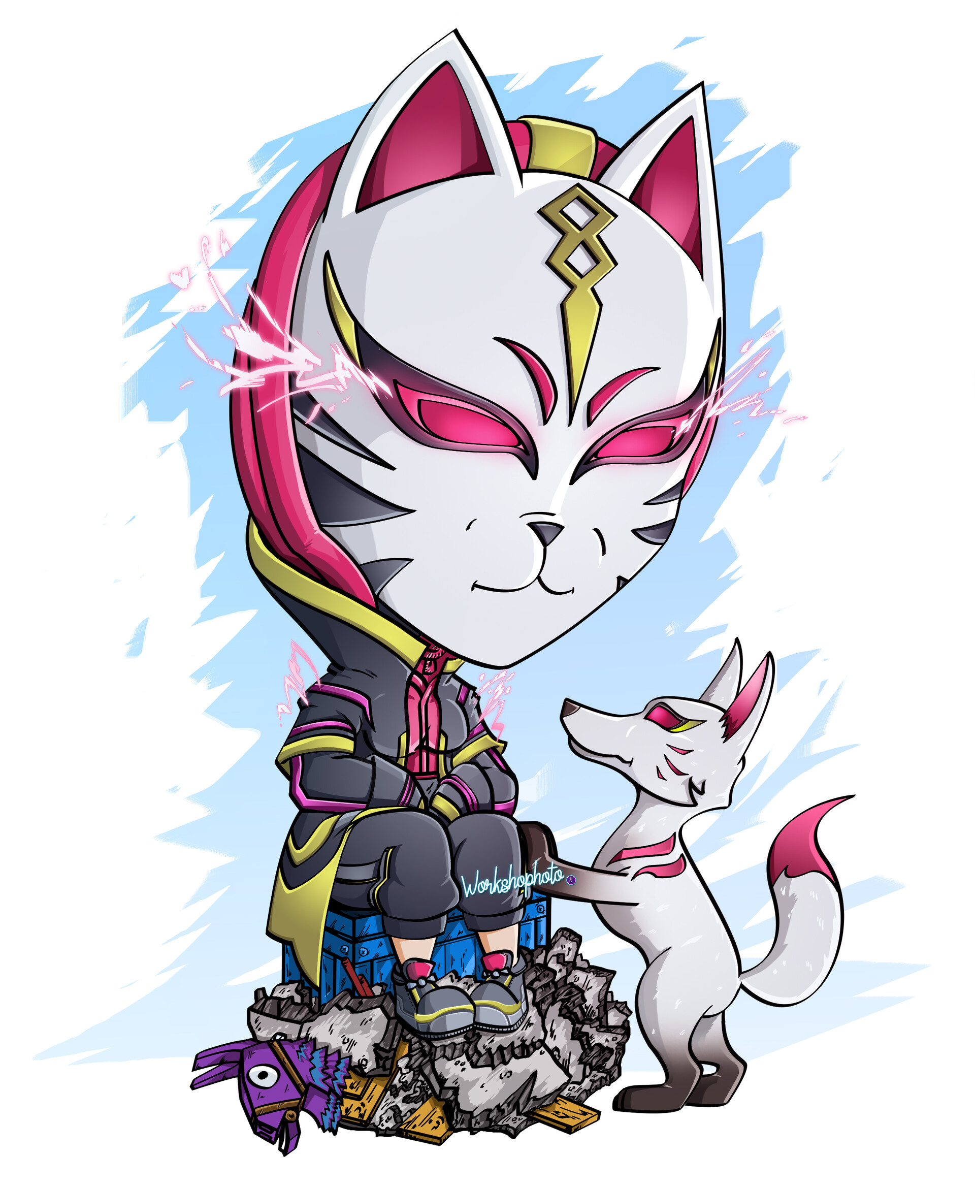 how to draw catalyst from fortnite