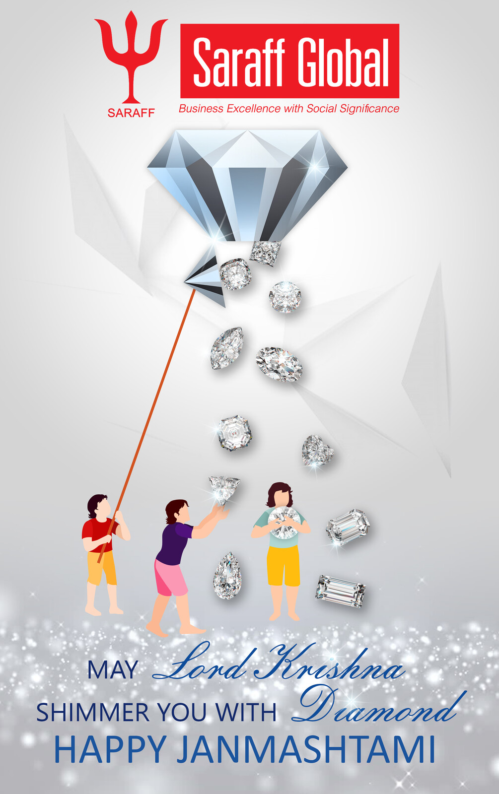 Rucha Rane - Happy Janmashtami festival Greeting Saraff Global
