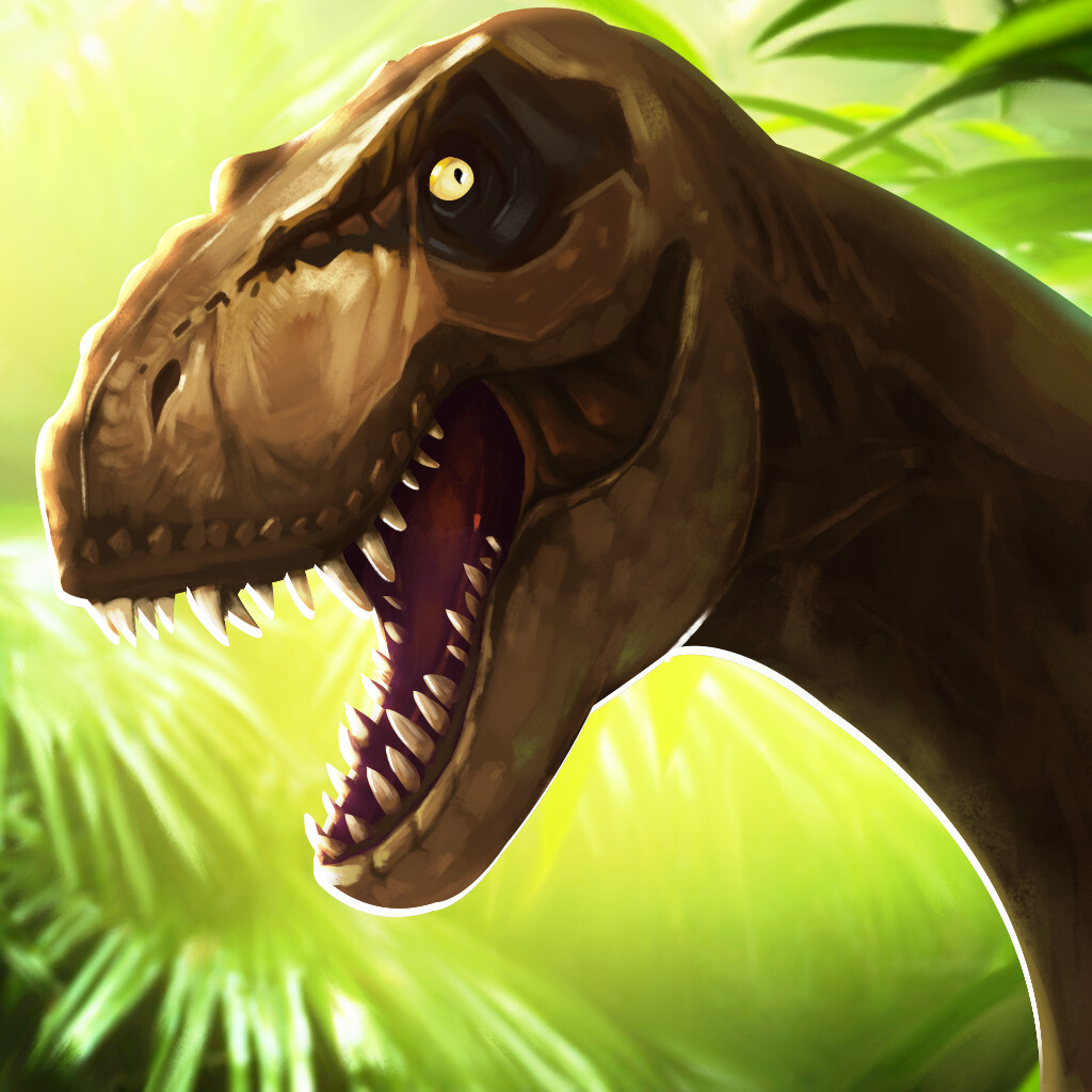 ArtStation - Dinosaur Icon