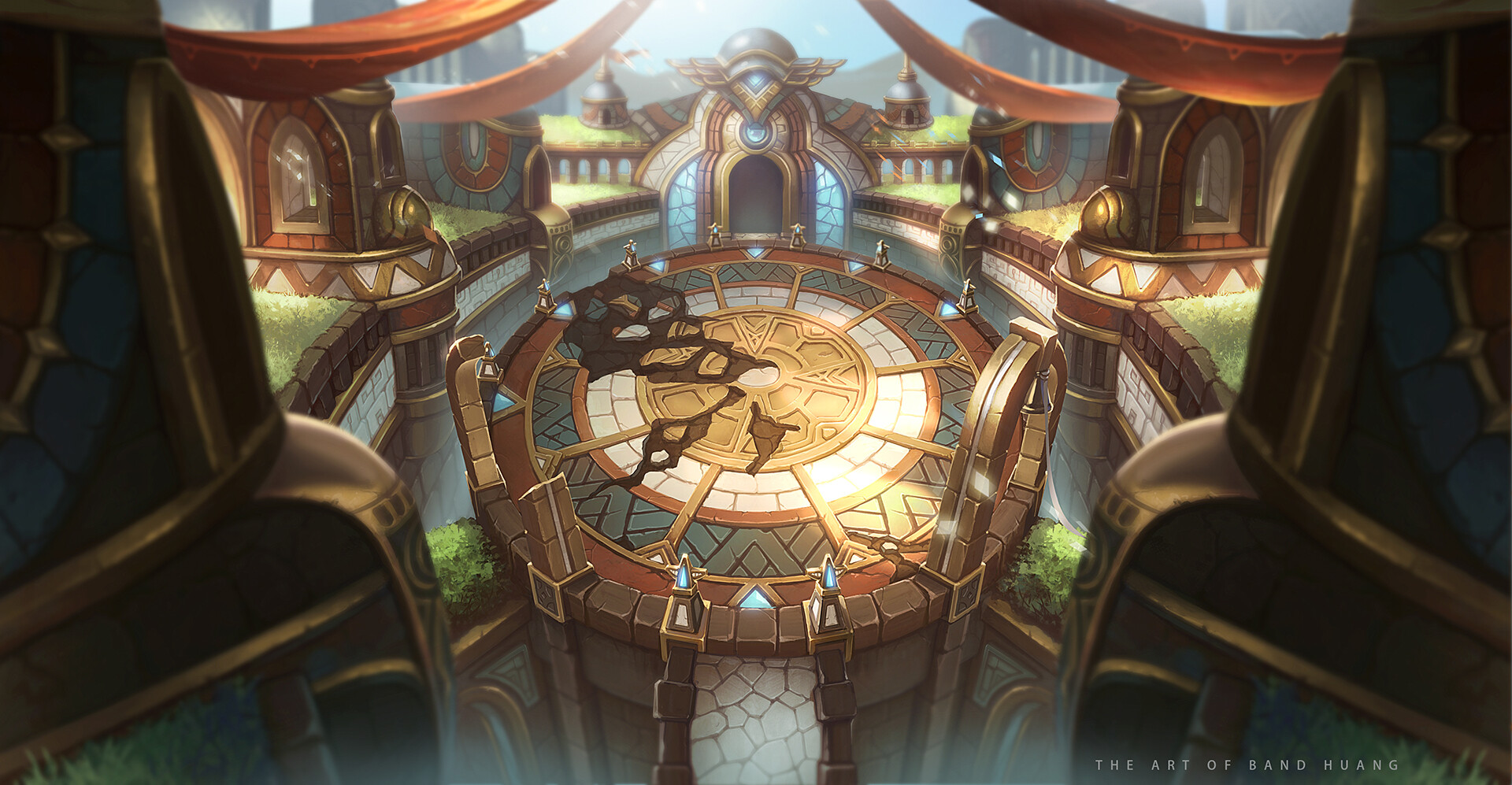 ArtStation - RTS Enuironment Concept - Arena Fighting