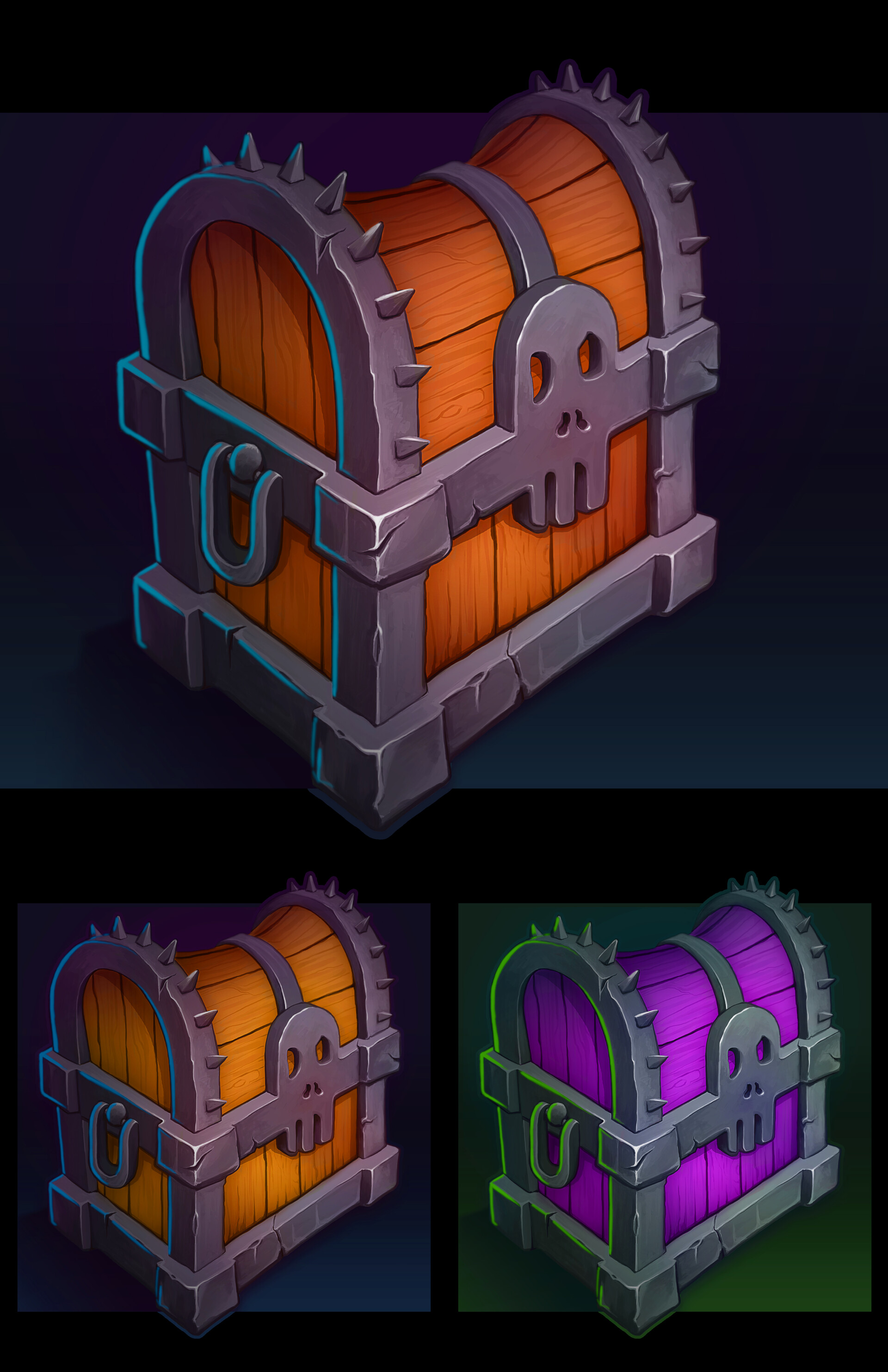 ArtStation - Pirate Chest Symbol