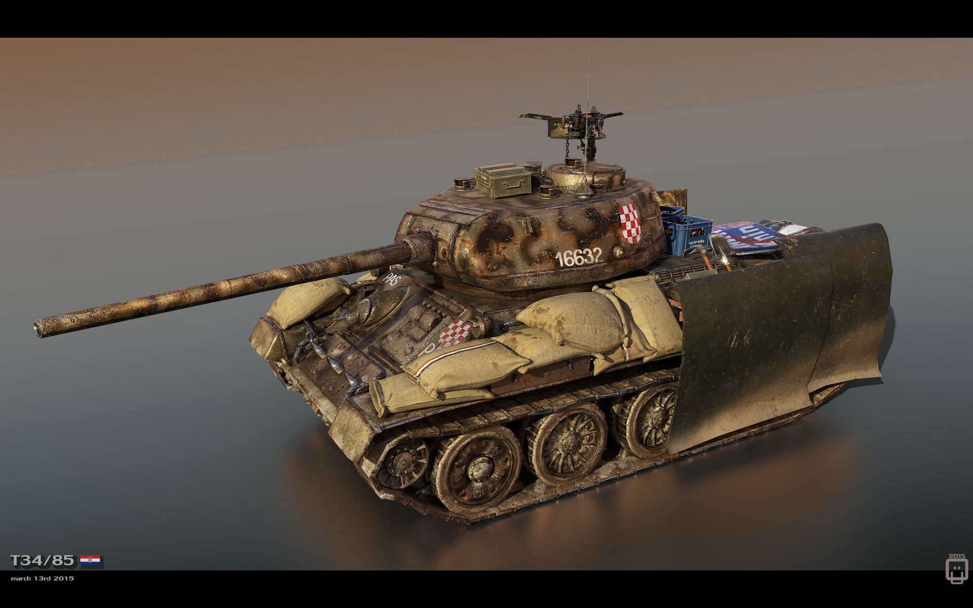 ArtStation - T 34/85