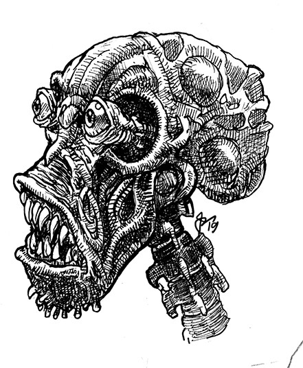 ArtStation - Alien Head