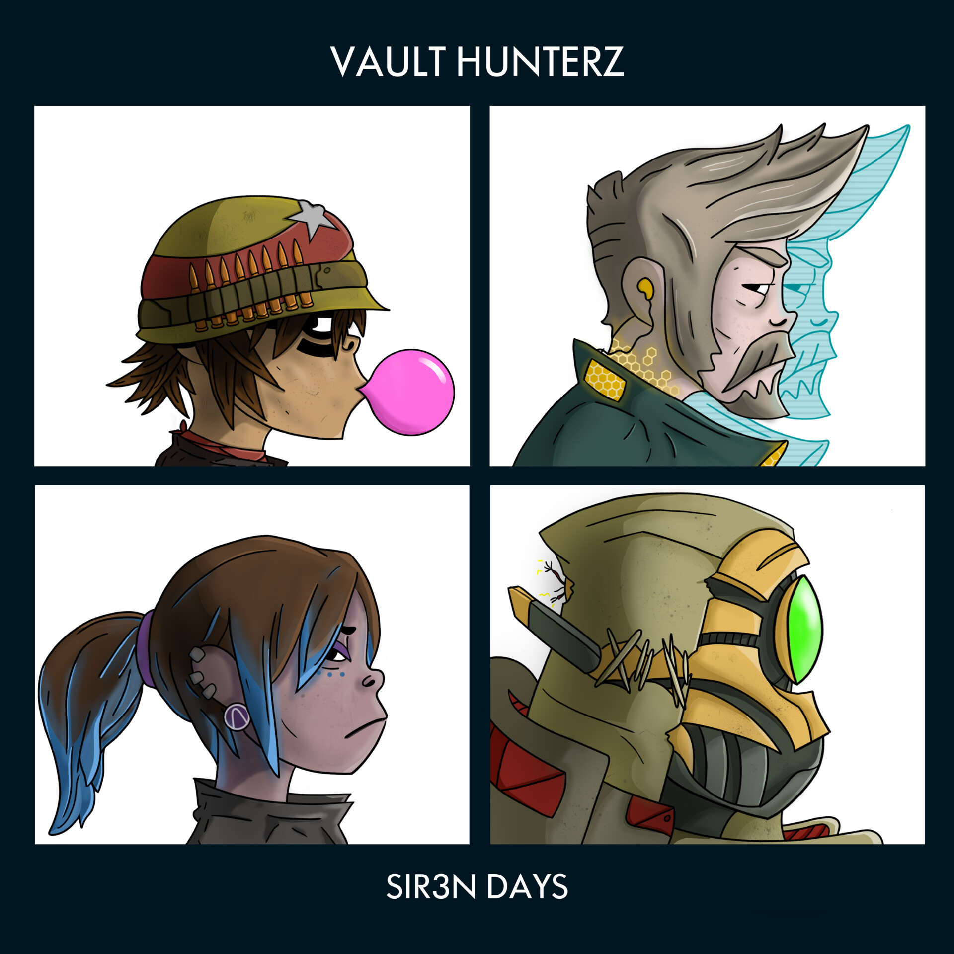 ArtStation - Gorillaz/Borderlands 3 Crossover