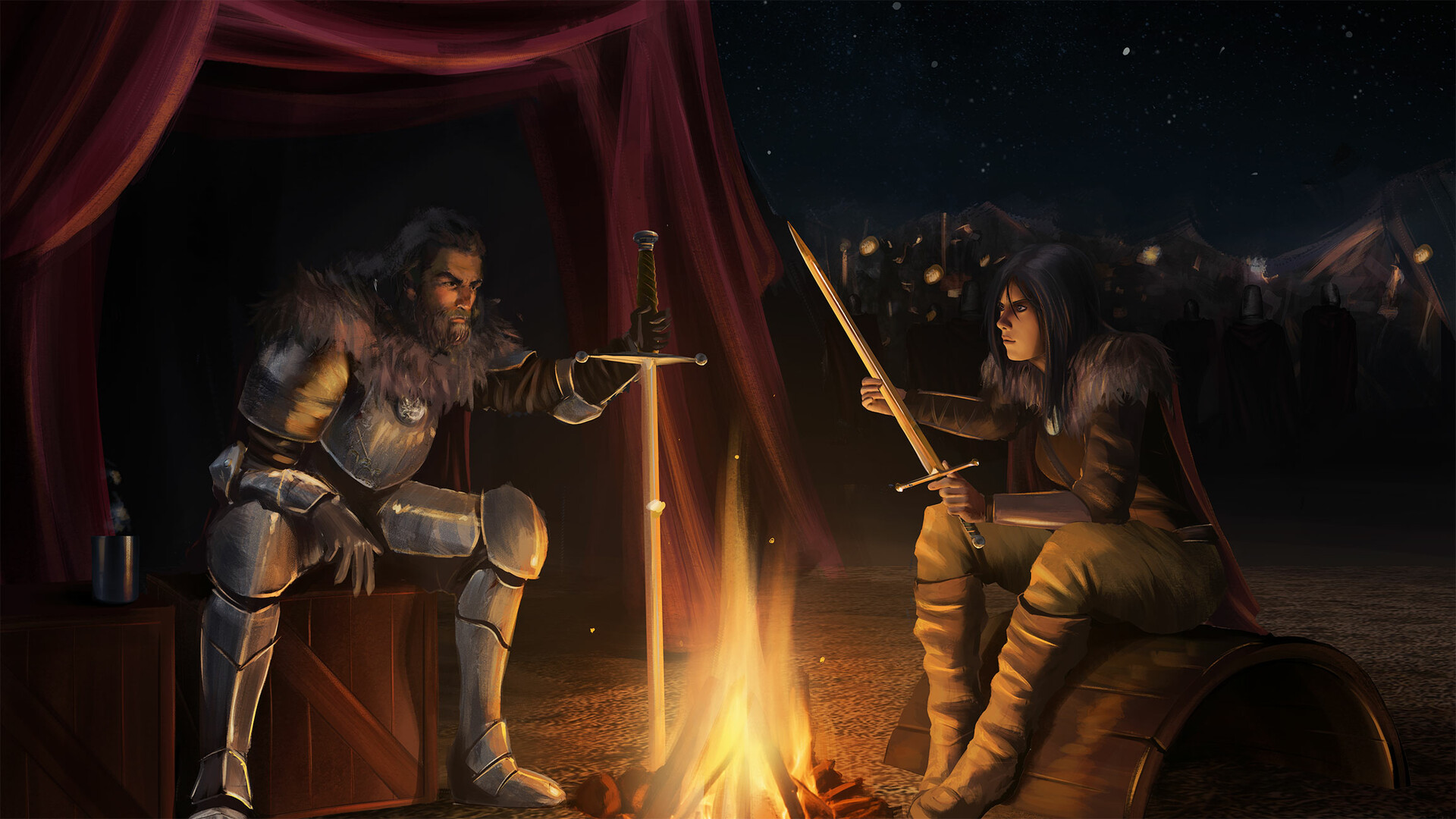 ArtStation - Knights study