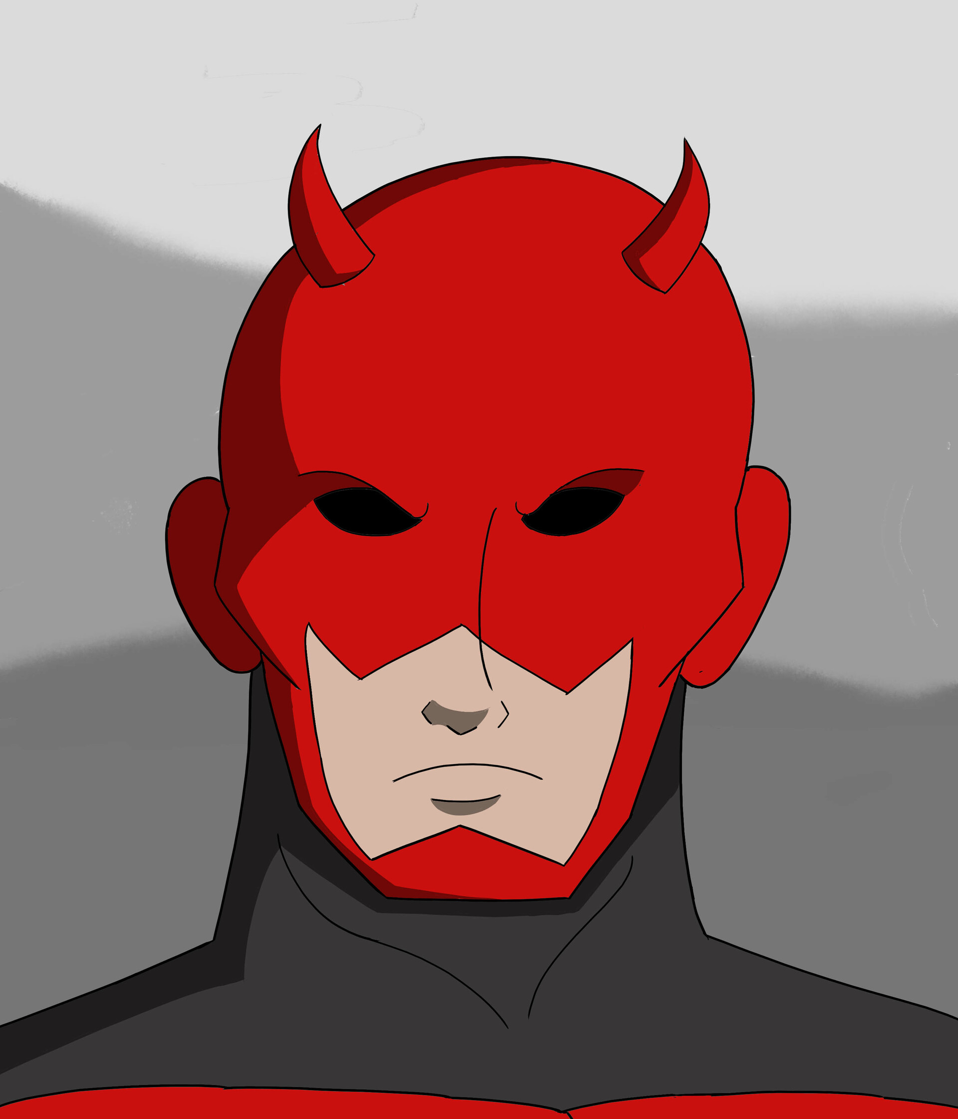 ArtStation - Daredevil Headshot