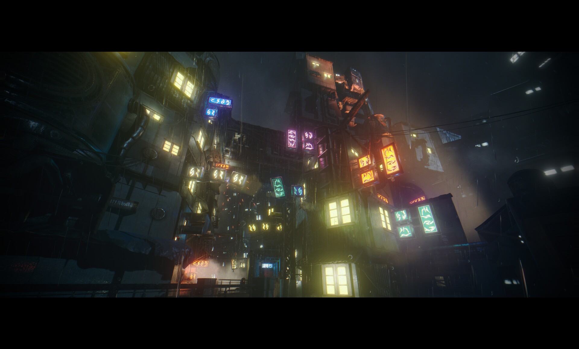 ArtStation - Raining City